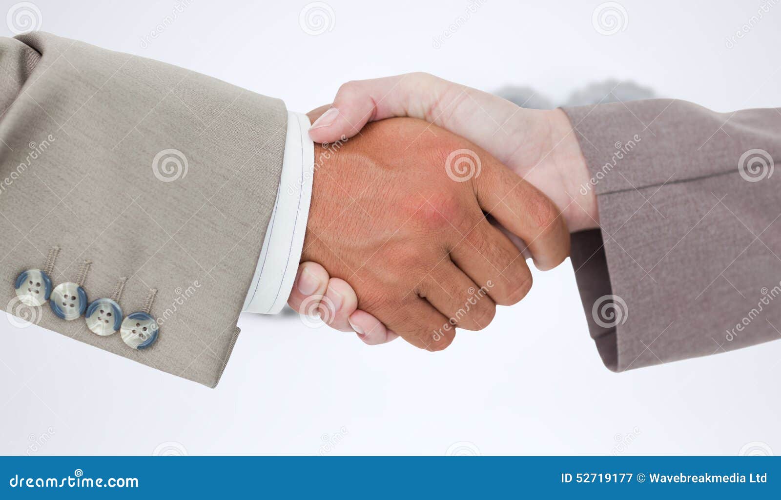 Composite Image of Side View of Business Peoples Hands Shaking Stock ...