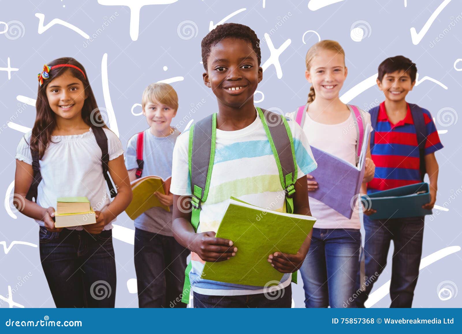 School Girl Seamless Texture Stock Photos - Free & Royalty-Free Stock ...