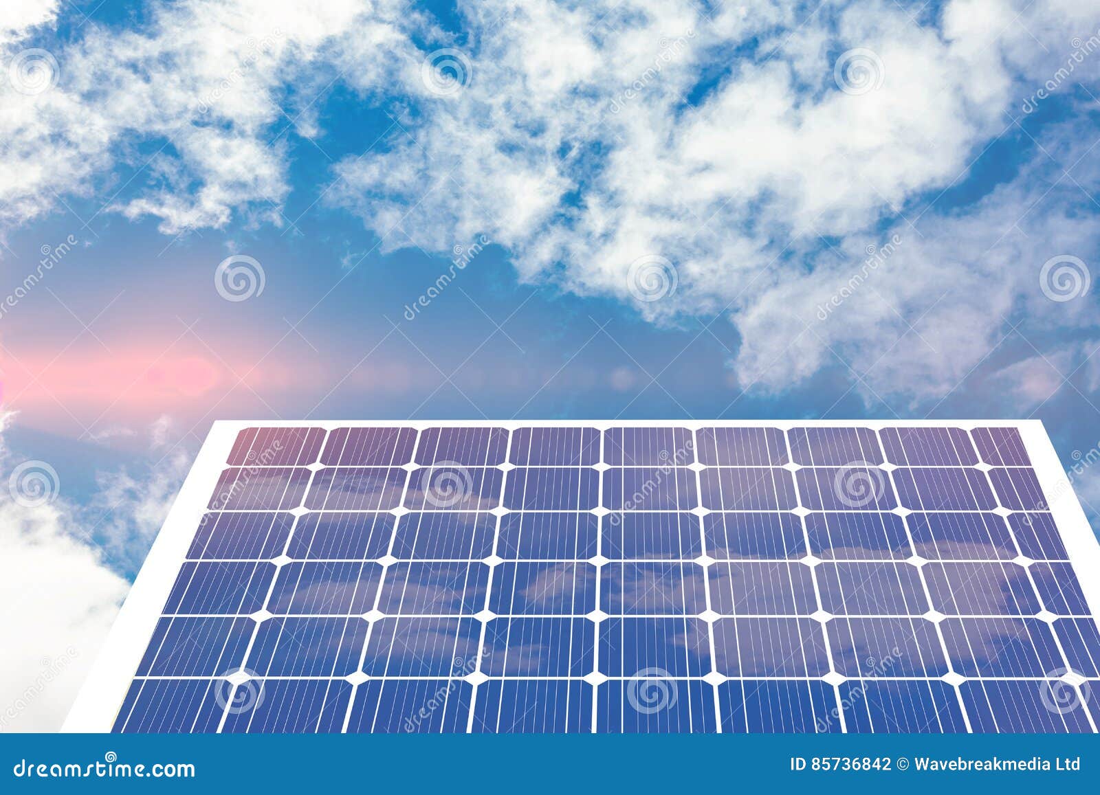 Composite Image of Solar Panel with Hexagon Shape Glasses Stock Photo ...