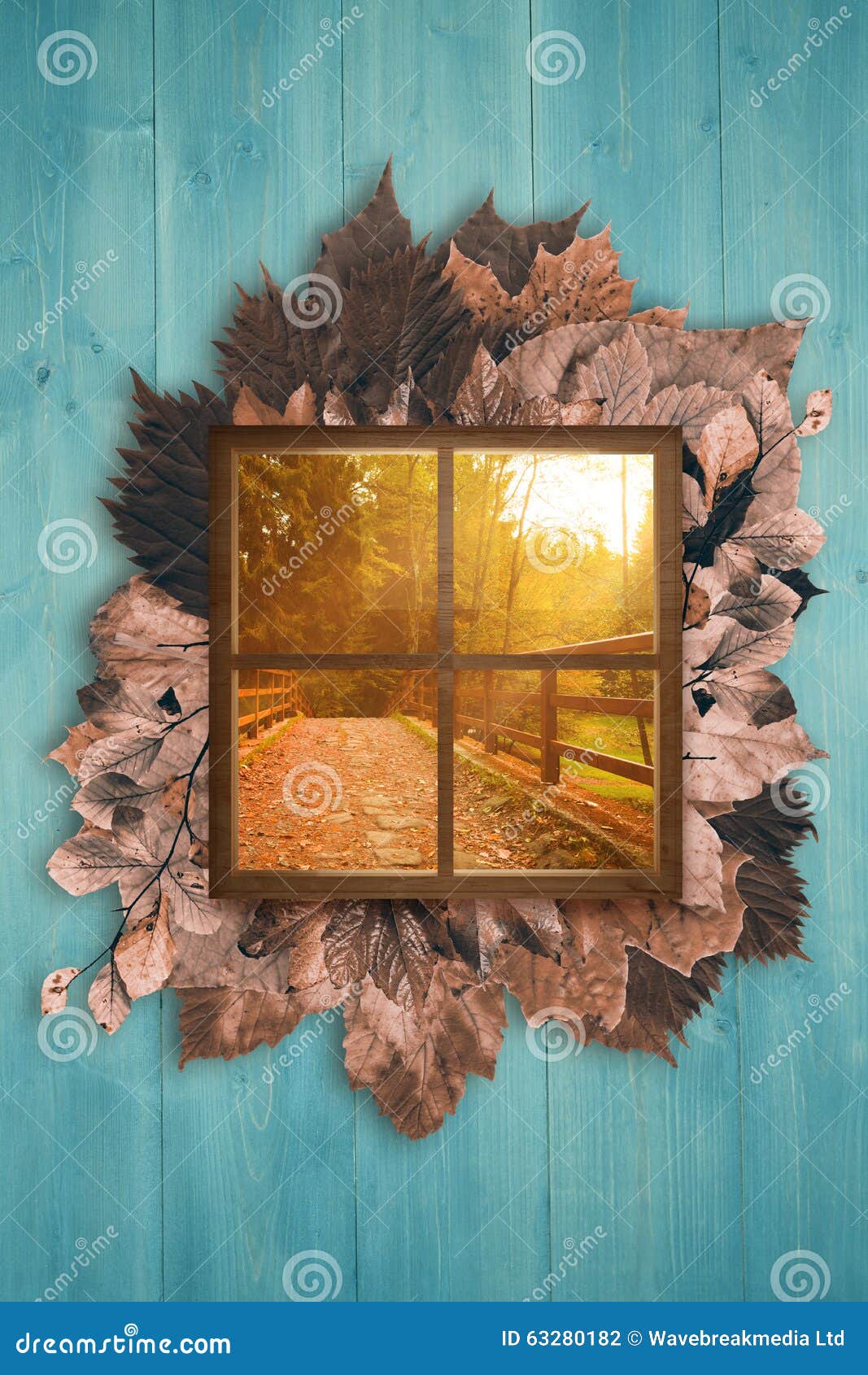 Composite Image of Square Shape Glass Window Stock Photo - Image of ...