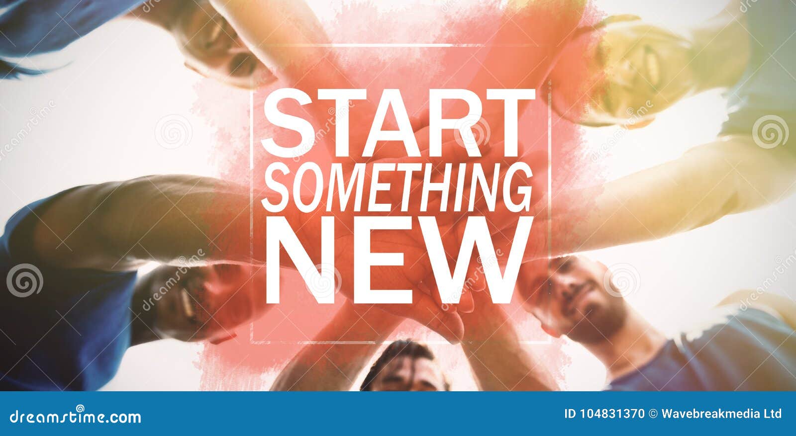 Composite Image of Start Something New Stock Photo - Image of goal ...