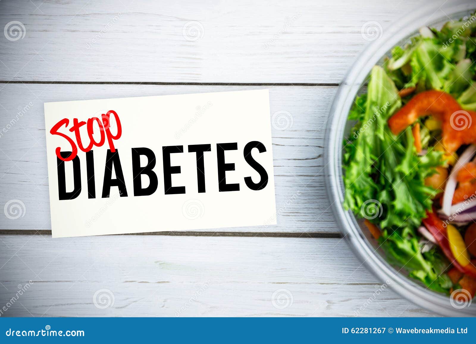 Composite Image of Stop Diabetes Stock Illustration - Illustration of ...