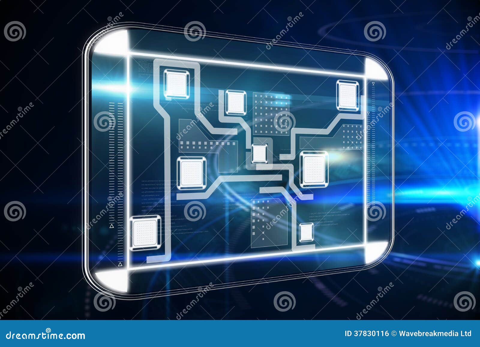 Composite Image of Technology Interface Stock Illustration ...