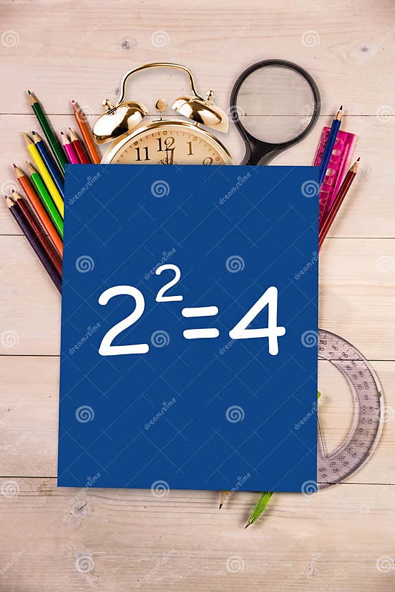 Composite Image of Two Squared Stock Illustration - Illustration of ...