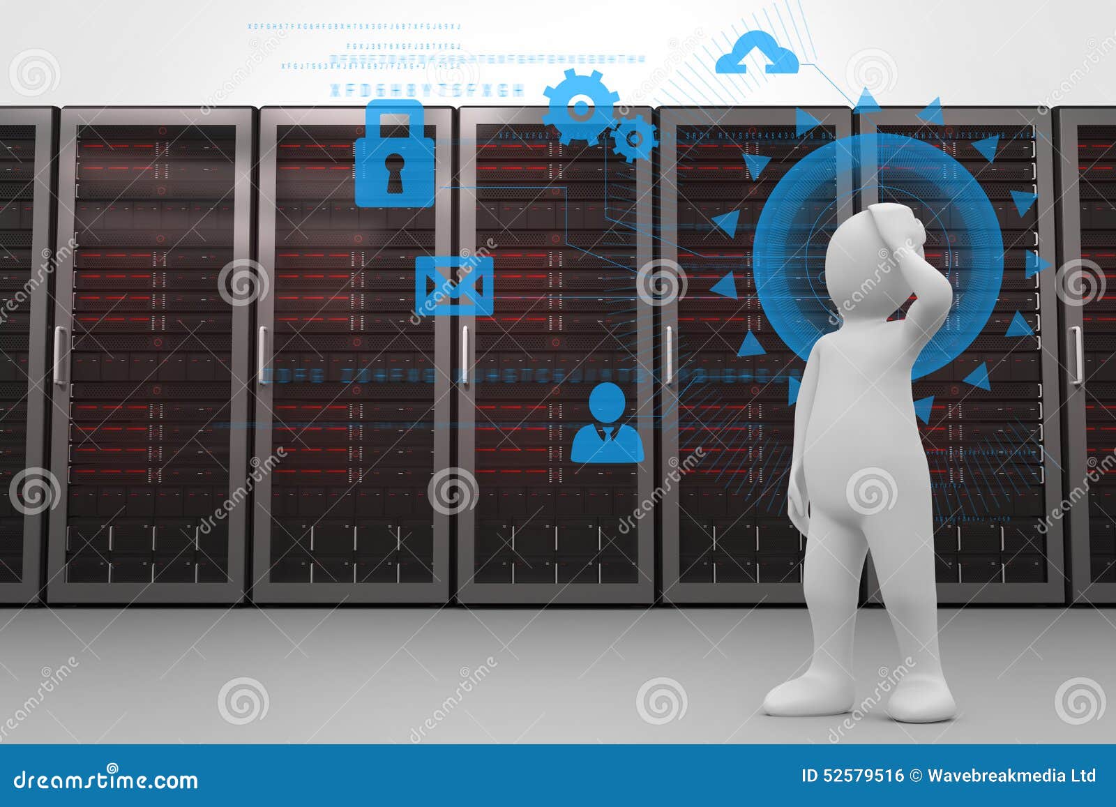 3D Character Thinking Of Ideas Royalty-Free Stock Image | CartoonDealer ...