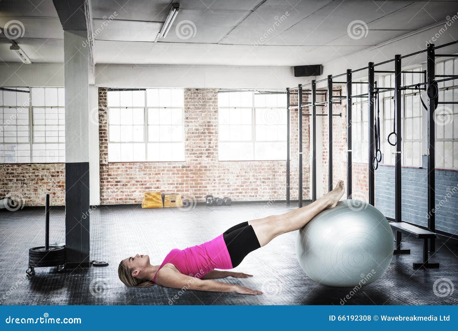 Composite Image of Woman Doing Pilates Stock Photo - Image of adult ...