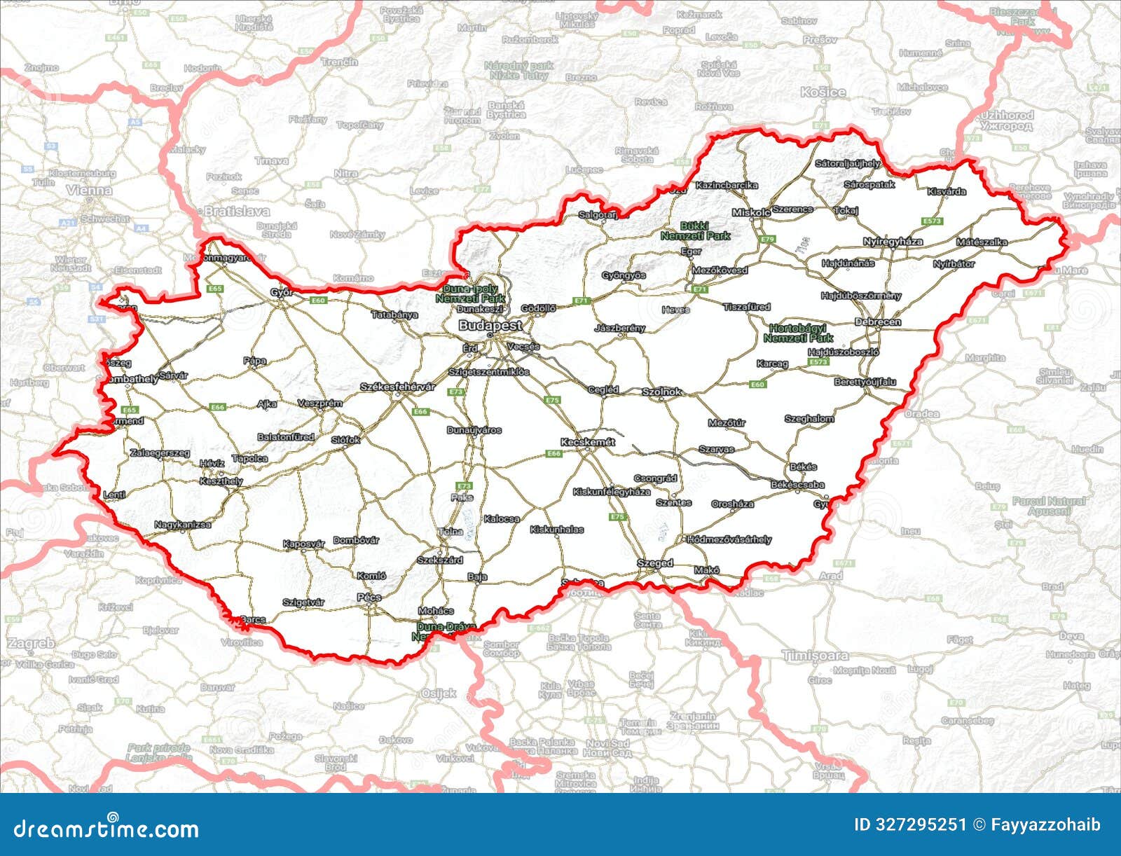 Composite Labels Map of Hungary Stock Image - Image of font, quality ...