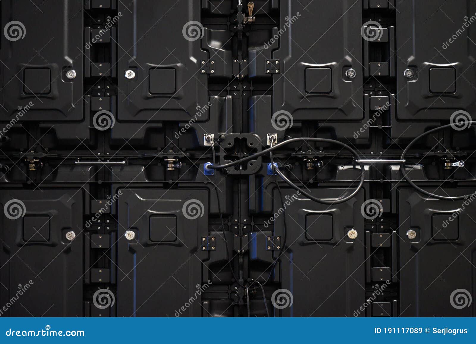 Composite LED Panel. Back Side Stock Image - Image of piggyback, compo ...