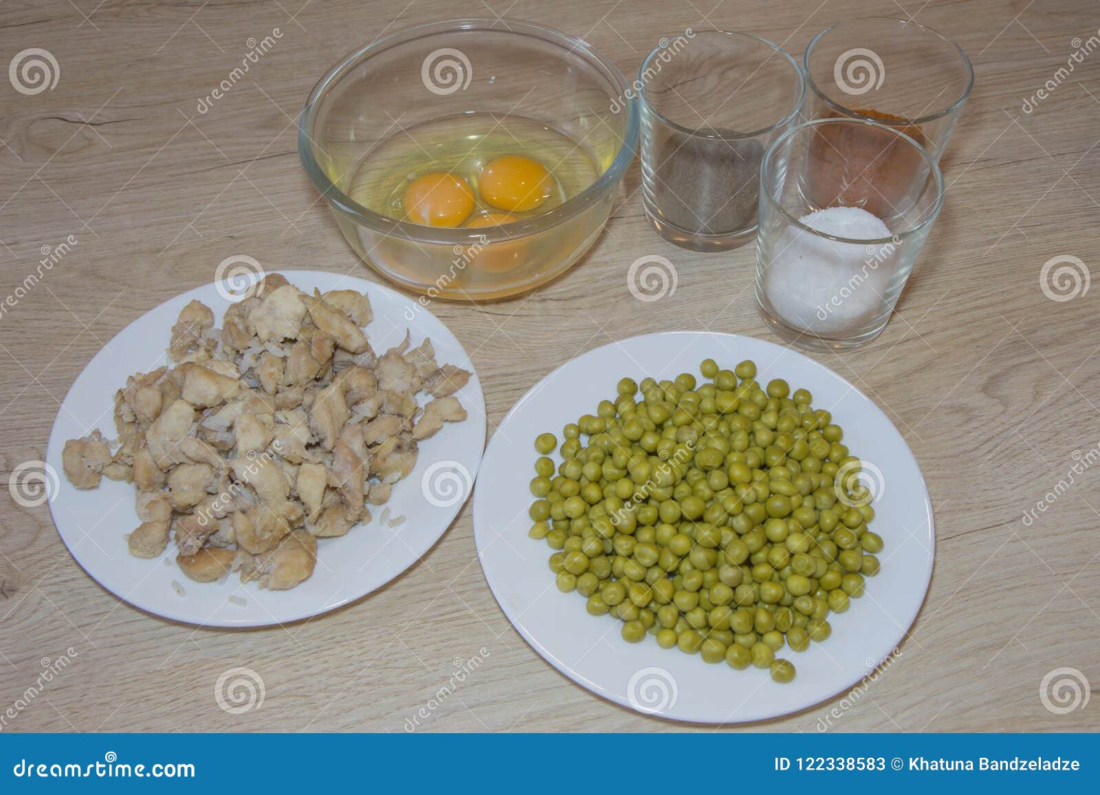 Composite with Many Different Varieties of Ingredients Stock Image ...
