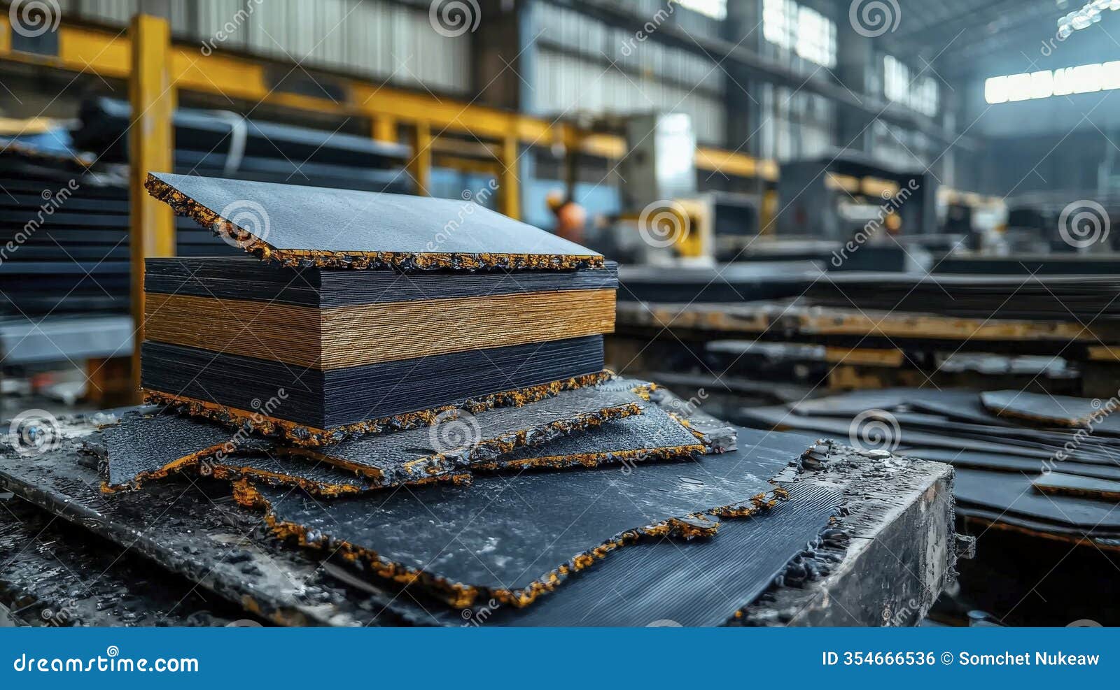 Composite Materials Manufacturing Process in Industrial Facility ...