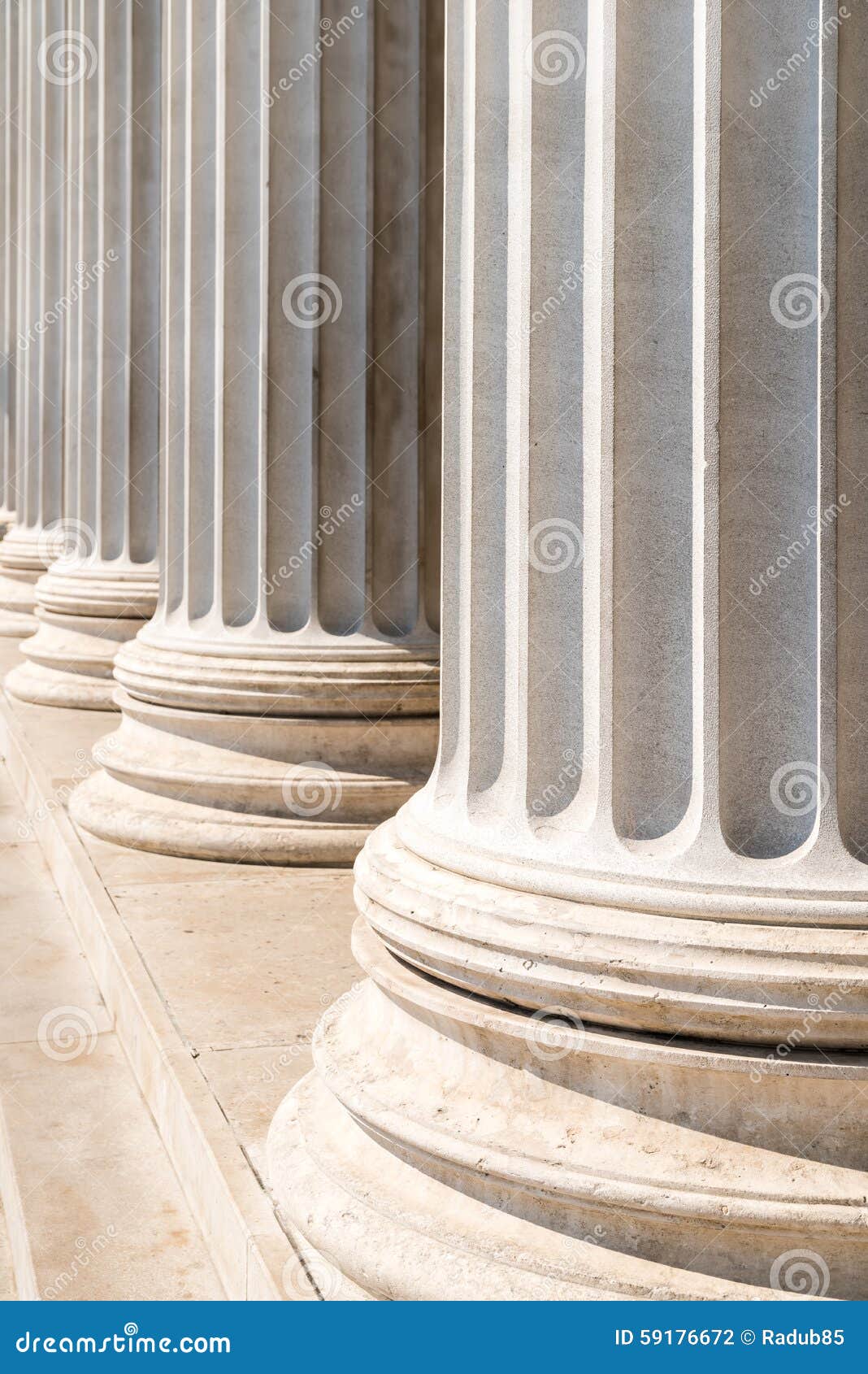 Composite Order of Greek Style Columns Stock Photo - Image of classical ...