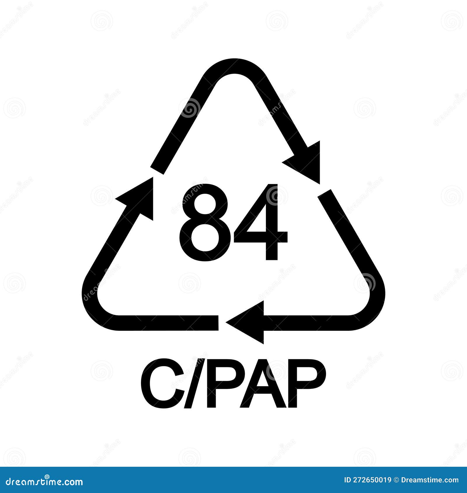 Composite of Paper and Cardboard, Plastic or Aluminium Recycling Sign ...