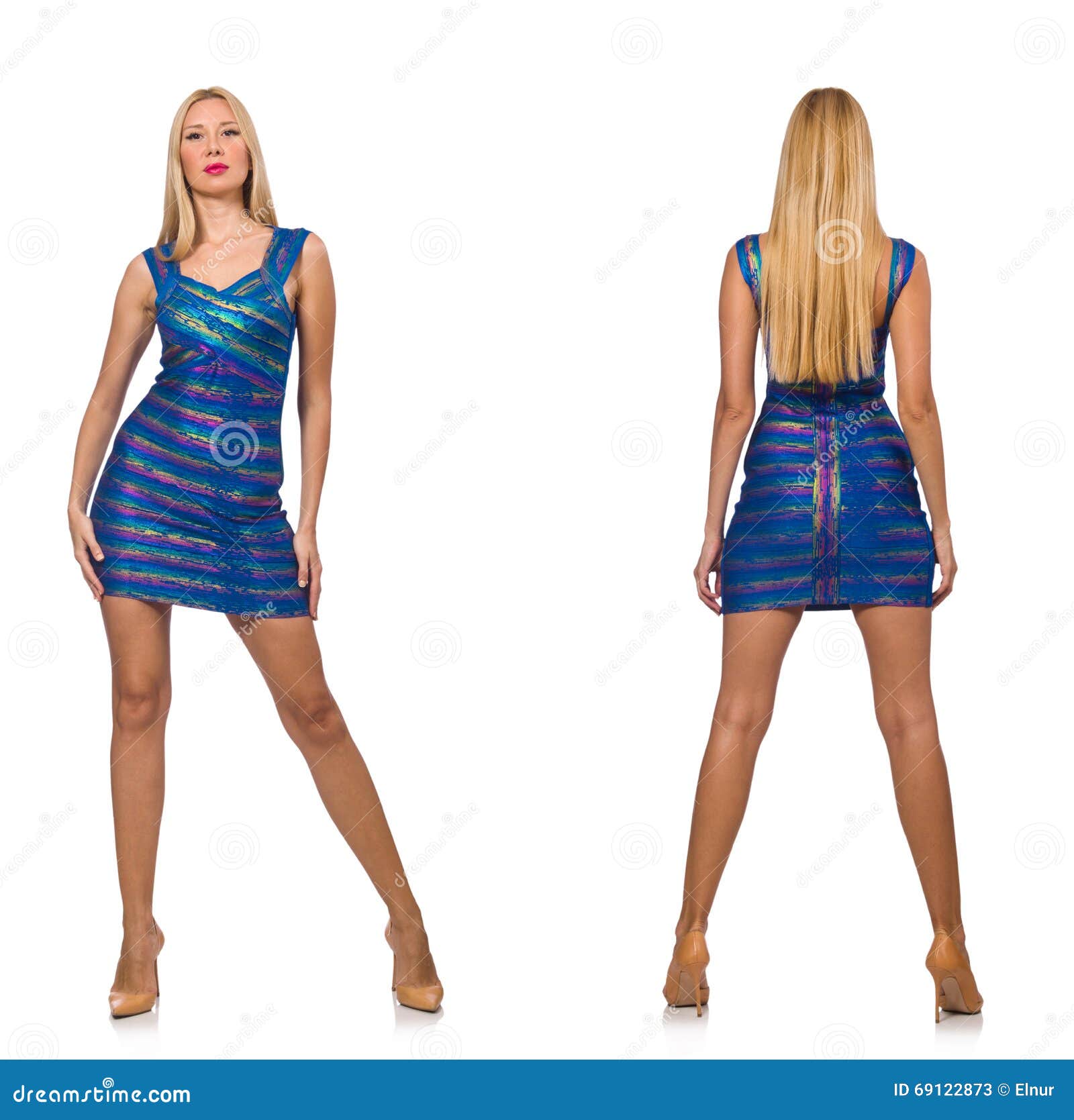 The Composite Photo of Woman in Various Poses Stock Image - Image of ...