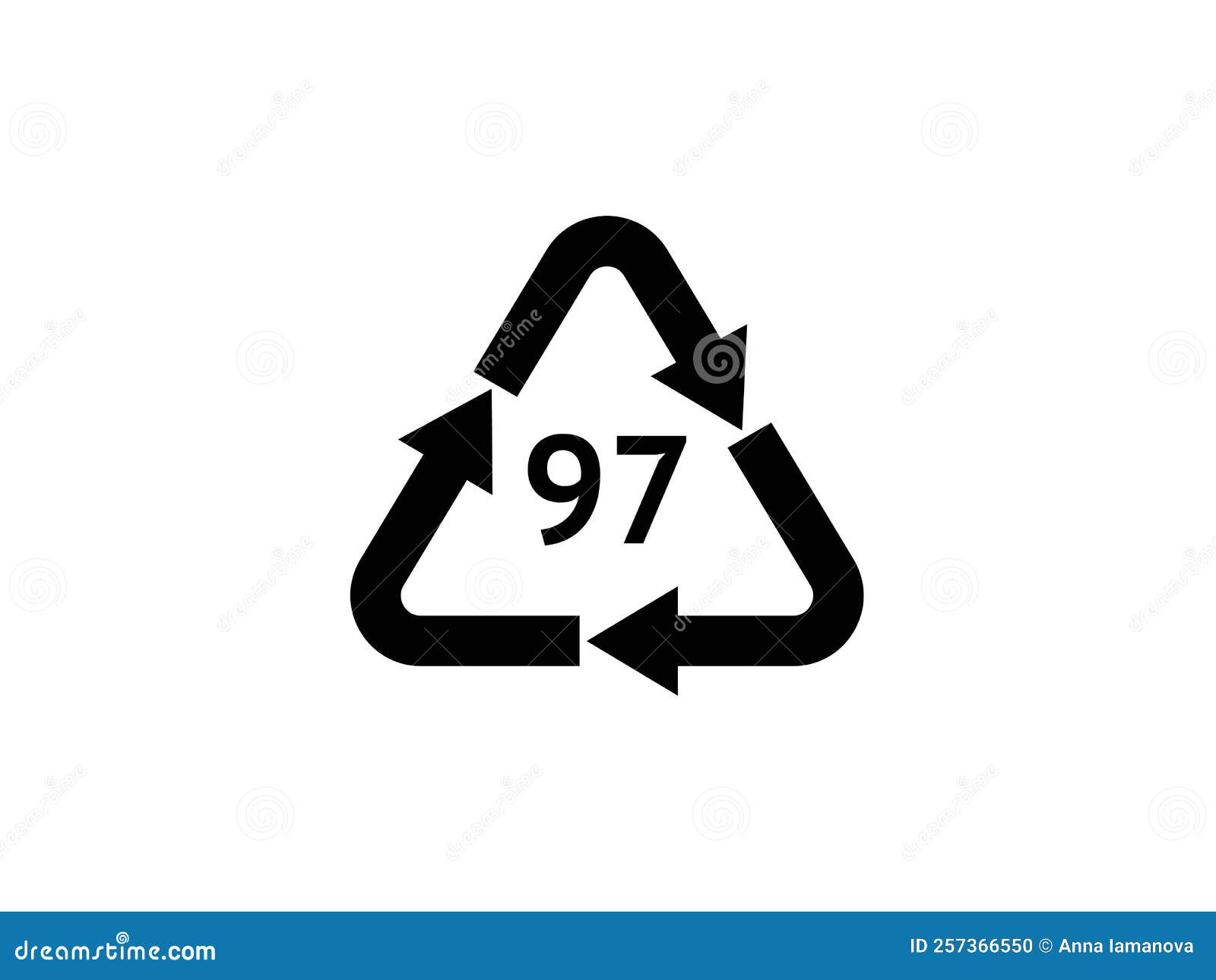 Composite Recycling codes stock vector. Illustration of material ...