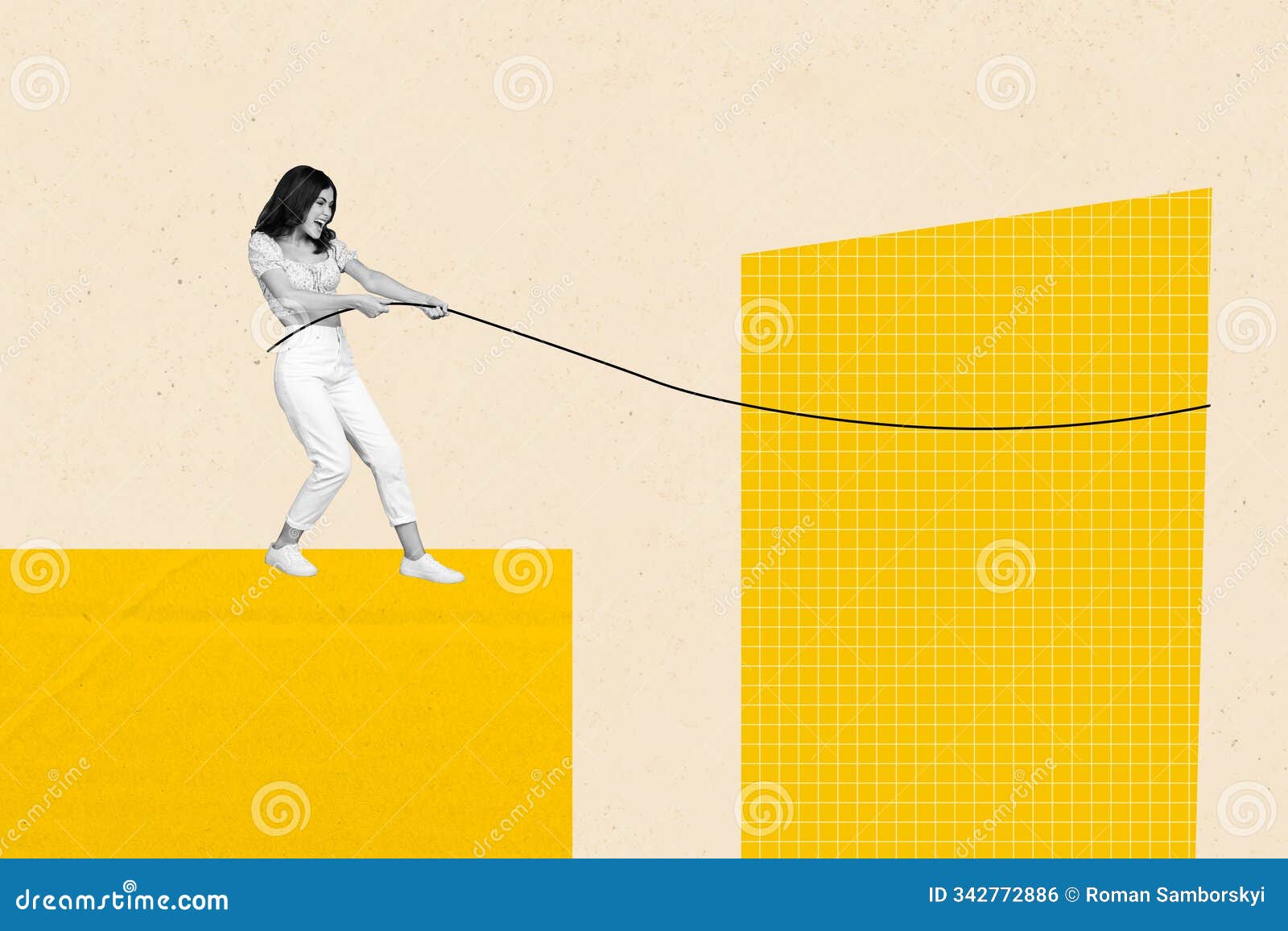 Composite Trend Artwork Image Photo Collage of Copyspace Miniature ...