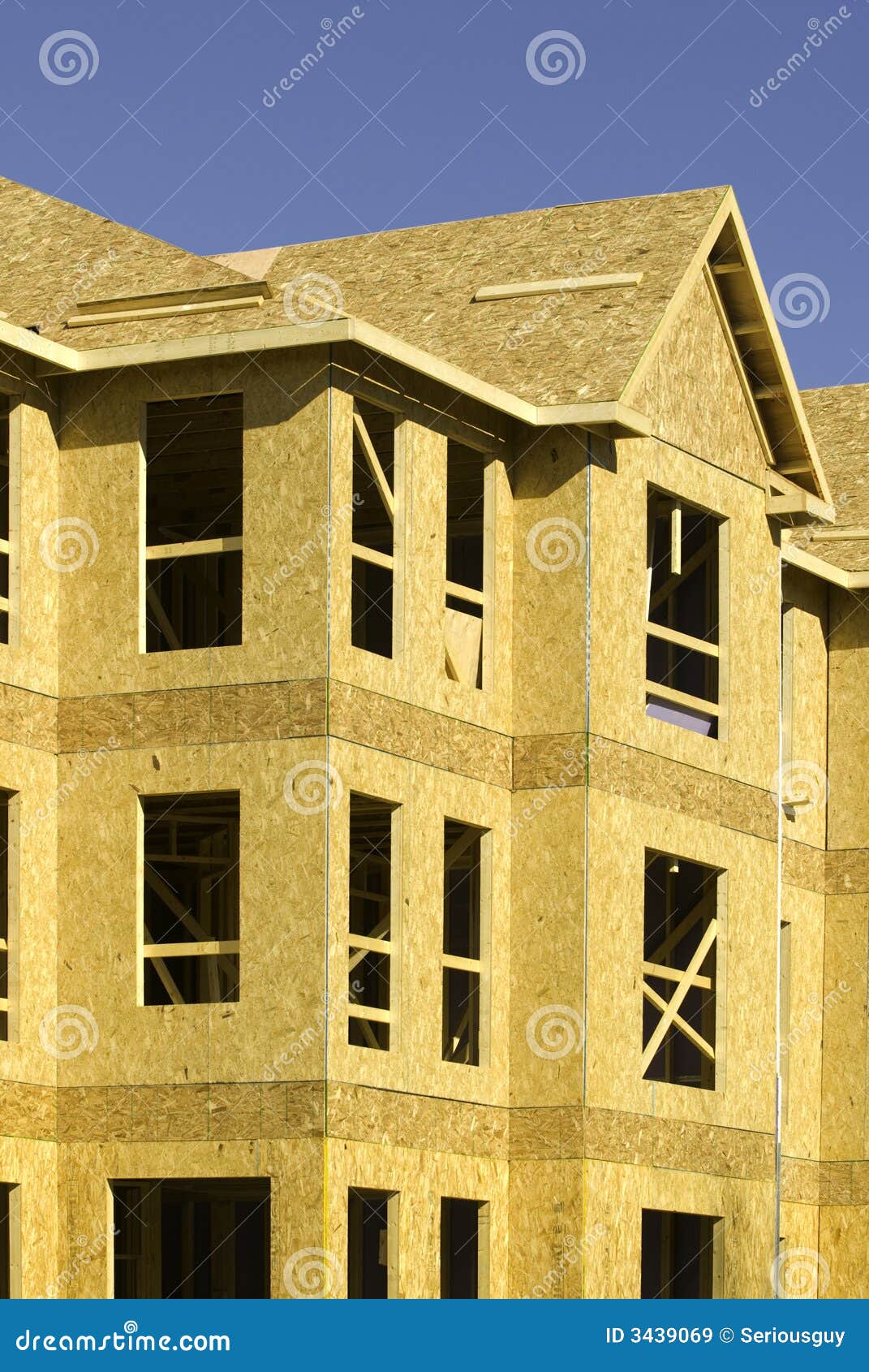 Wood Sheathing And Roof Trusses Stock Photography | CartoonDealer.com ...