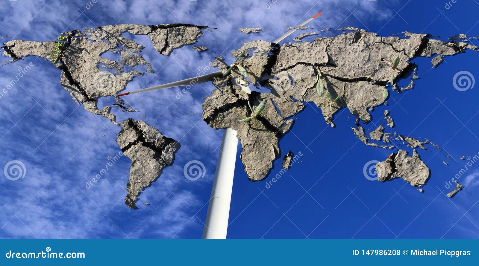 Composite Of World Map With Colorful Effects Royalty-Free Stock Image ...