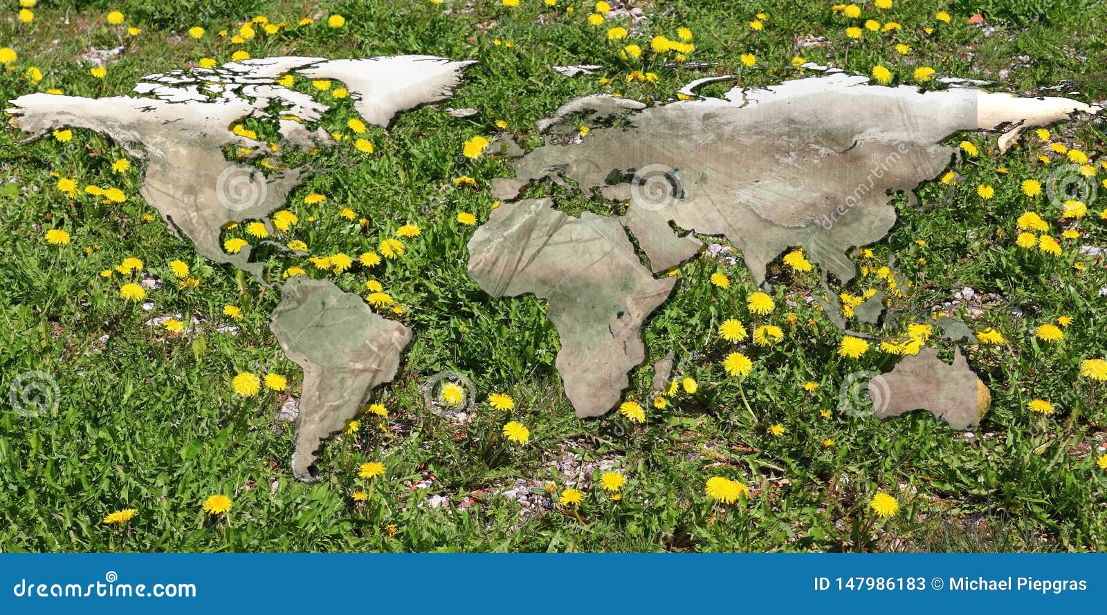 Composite Of World Map With Colorful Effects Royalty-Free Stock ...