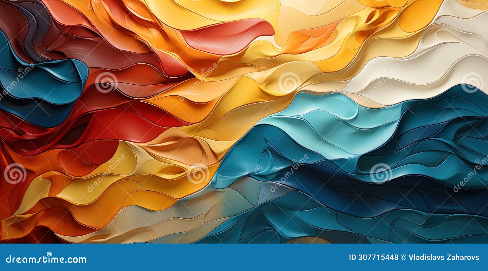 The Composition of Abstract Patterns, Where Lines and Colors Dance in ...