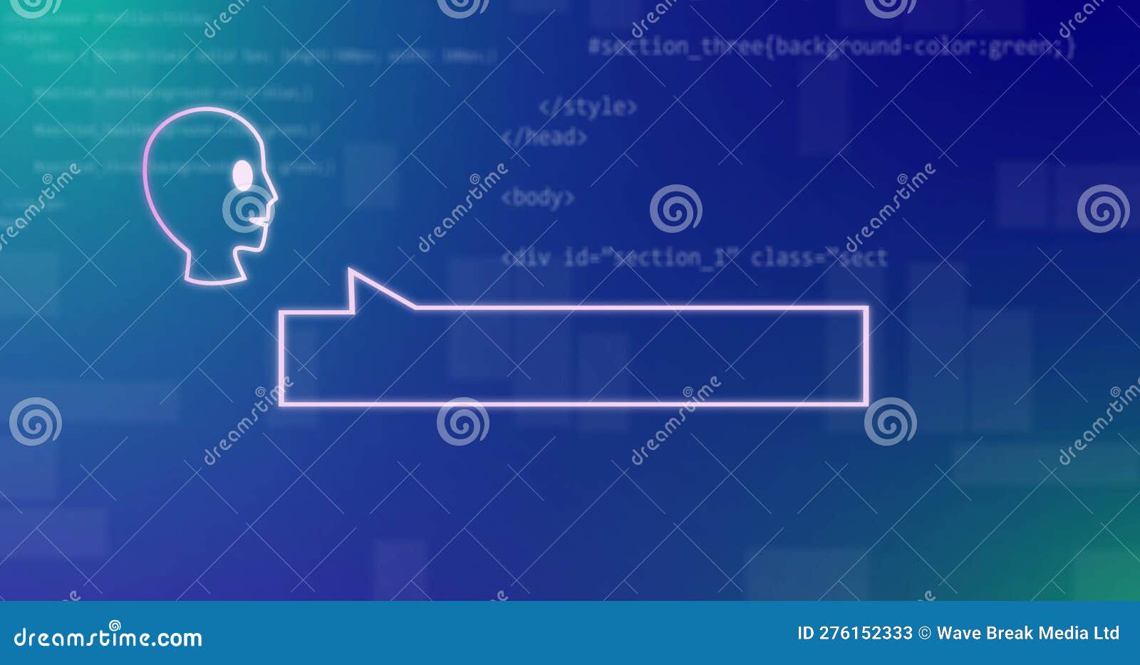 Composition of Ai Bots Icons with Speech Bubbles and Data Processing on ...