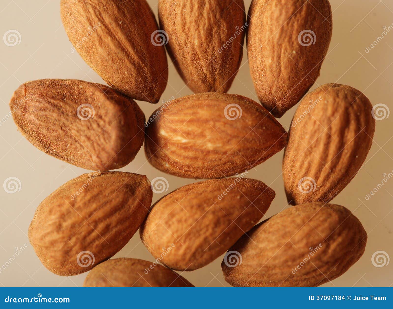 Composition from Almond Nuts Stock Photo - Image of healthy, vegetarian ...