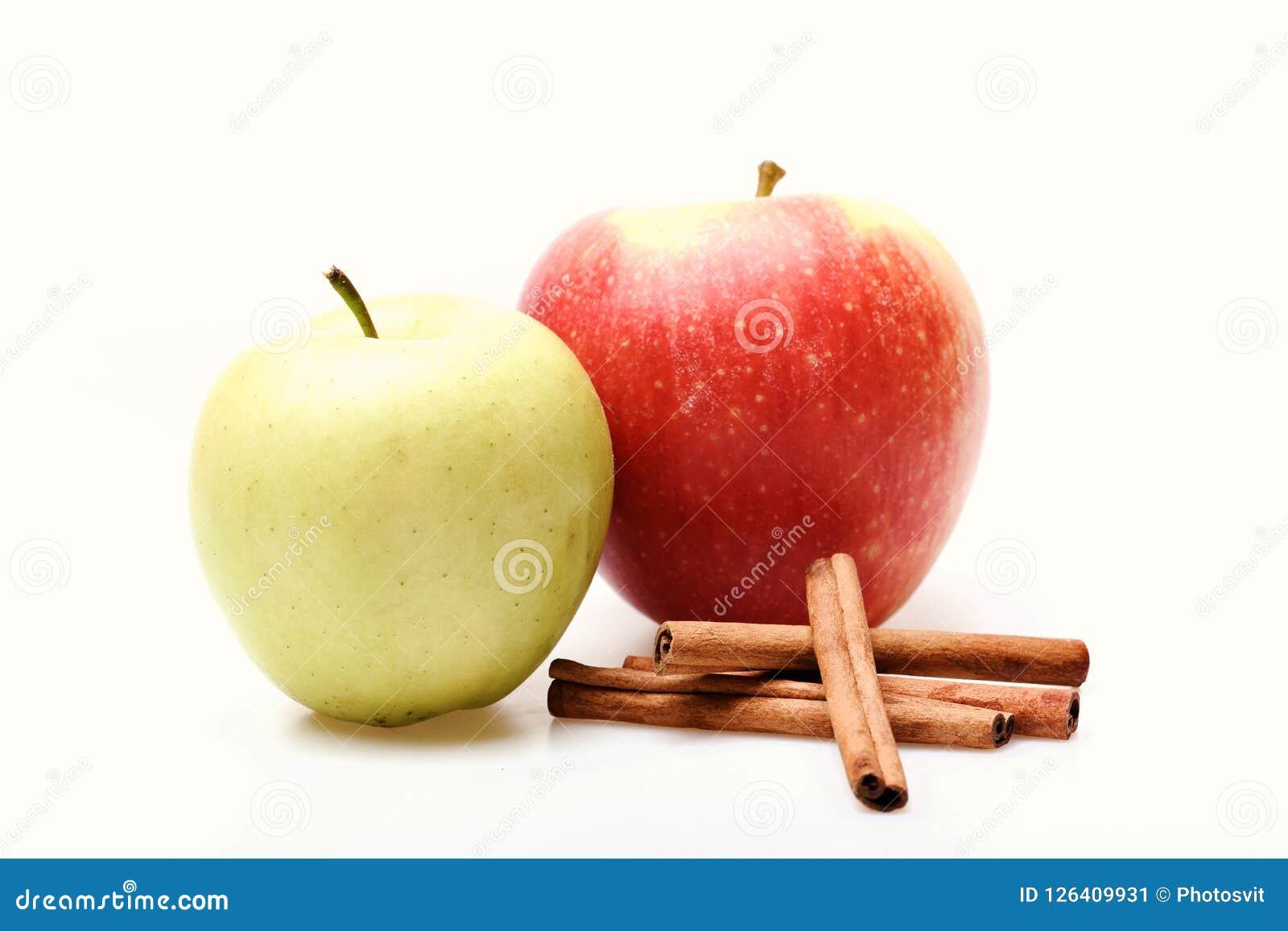Composition of Apples and Rustic Entourage. Set of Fruit Stock Image ...