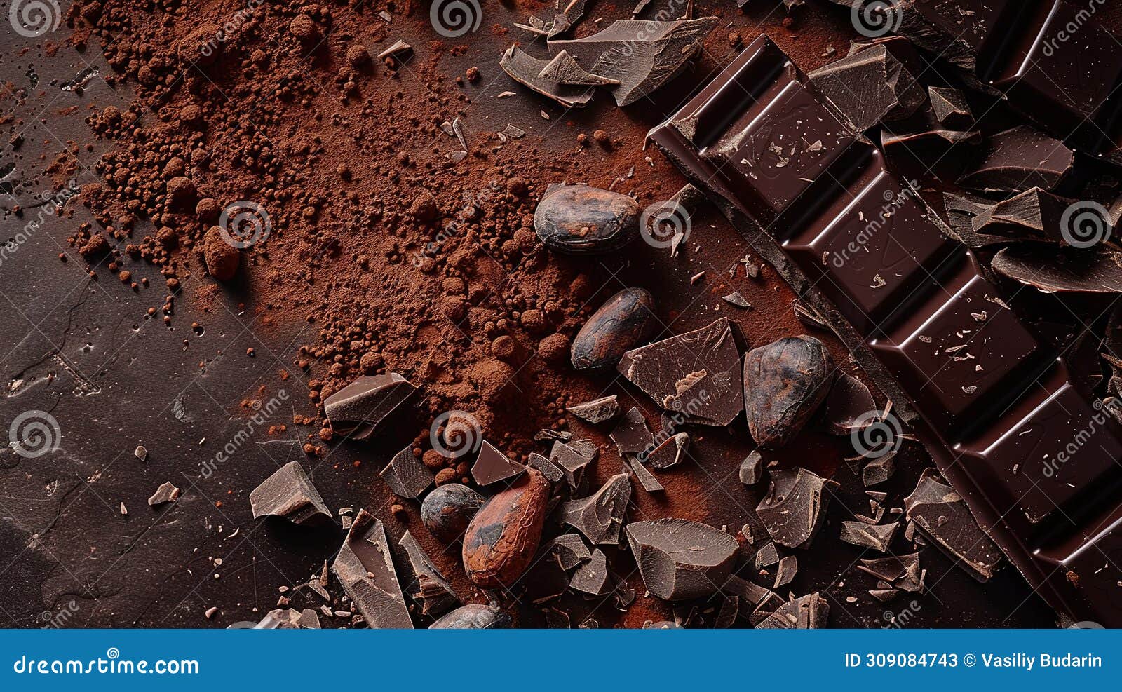 Composition of Bars and Pieces of Different Milk and Dark Chocolate ...