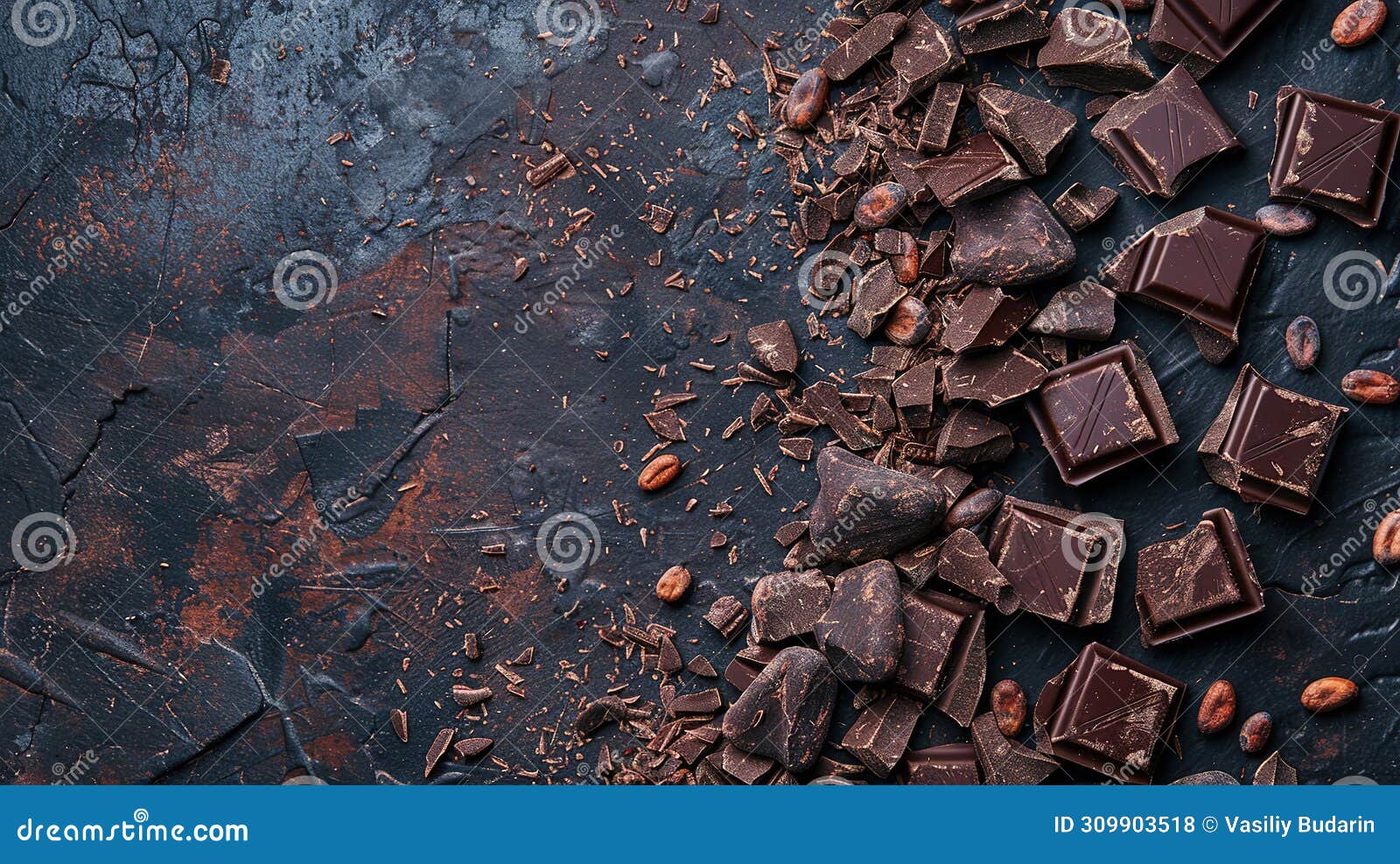 Composition of Bars and Pieces of Different Milk and Dark Chocolate ...