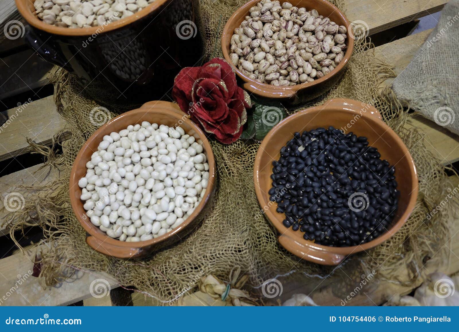 Composition of Bean Varieties Stock Photo - Image of variety, food ...