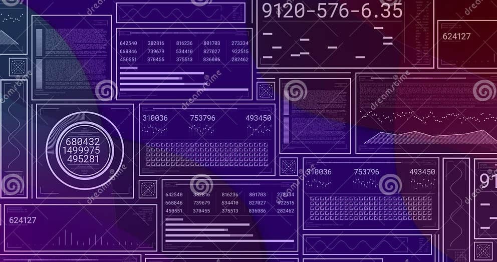 Composition of Binary Coding Medical Data Processing Stock Illustration ...