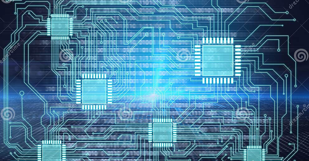 Composition of Binary Coding Over Computer Processor Circuit Board ...