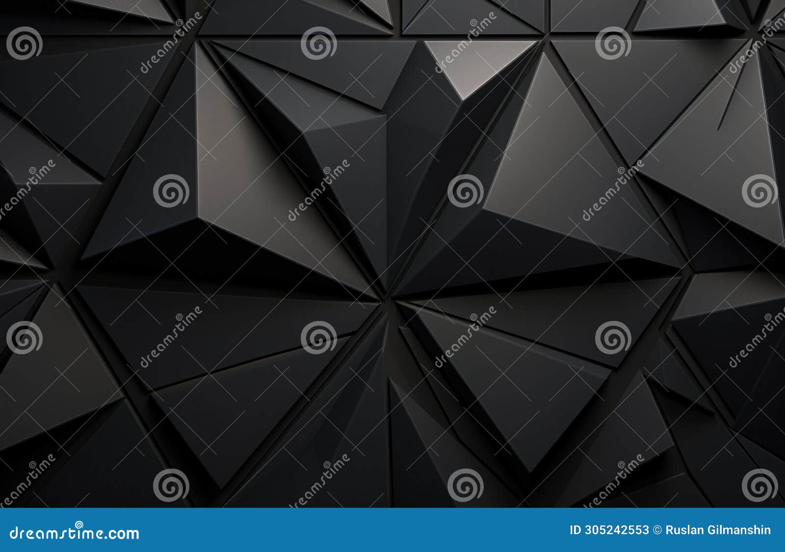 Composition with Black Geometric Shapes, Abstract Background Stock ...