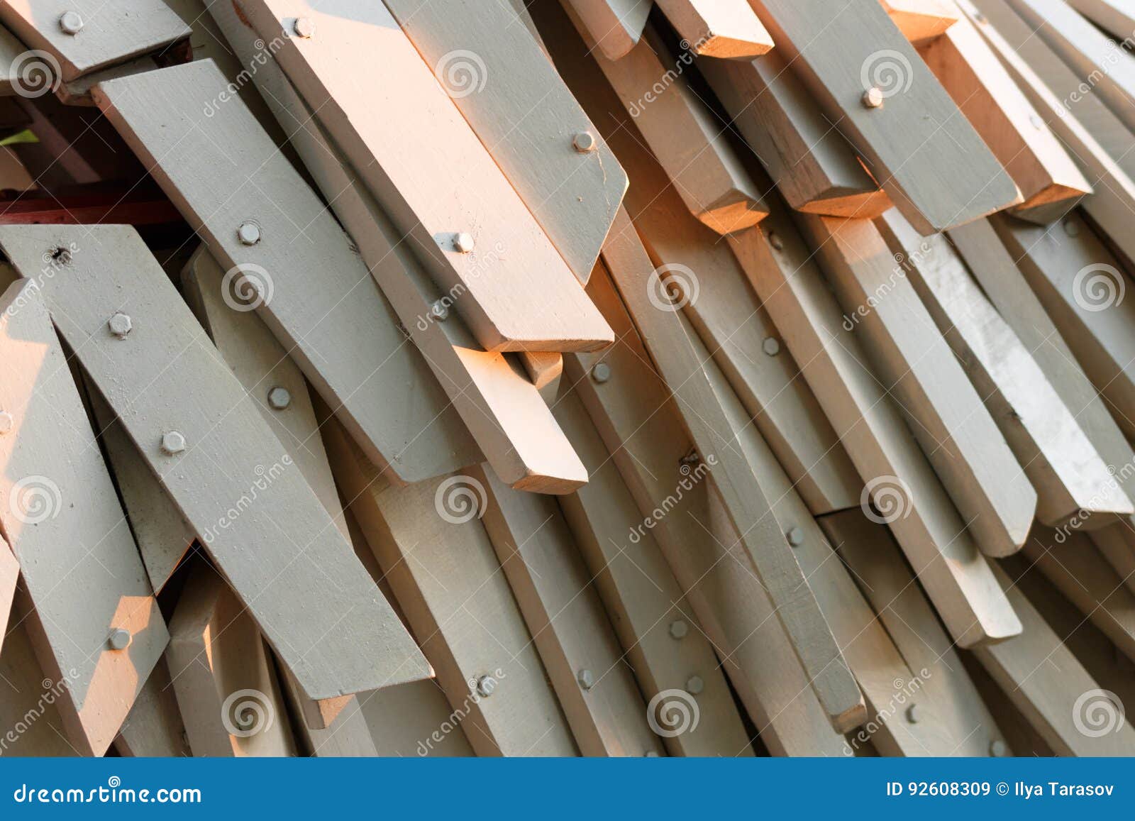 Composition of boards. stock image. Image of blank, color - 92608309