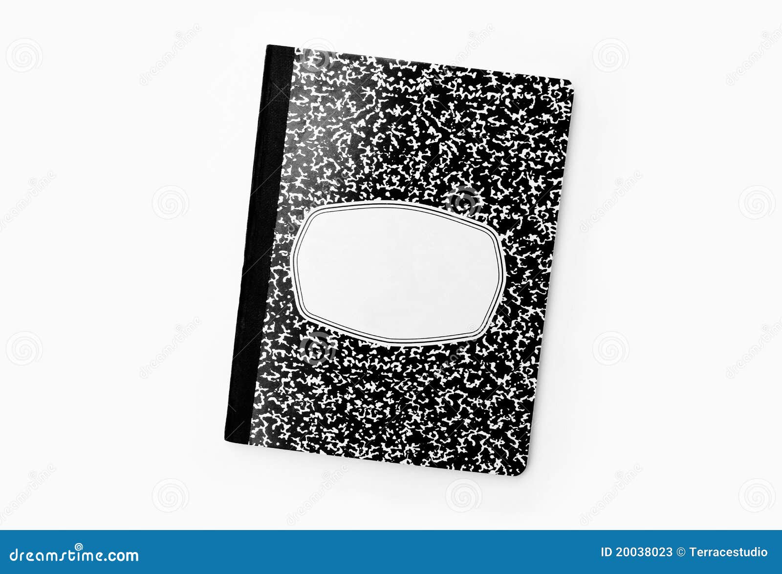 Composition book notebook stock image. Image of design - 20038023