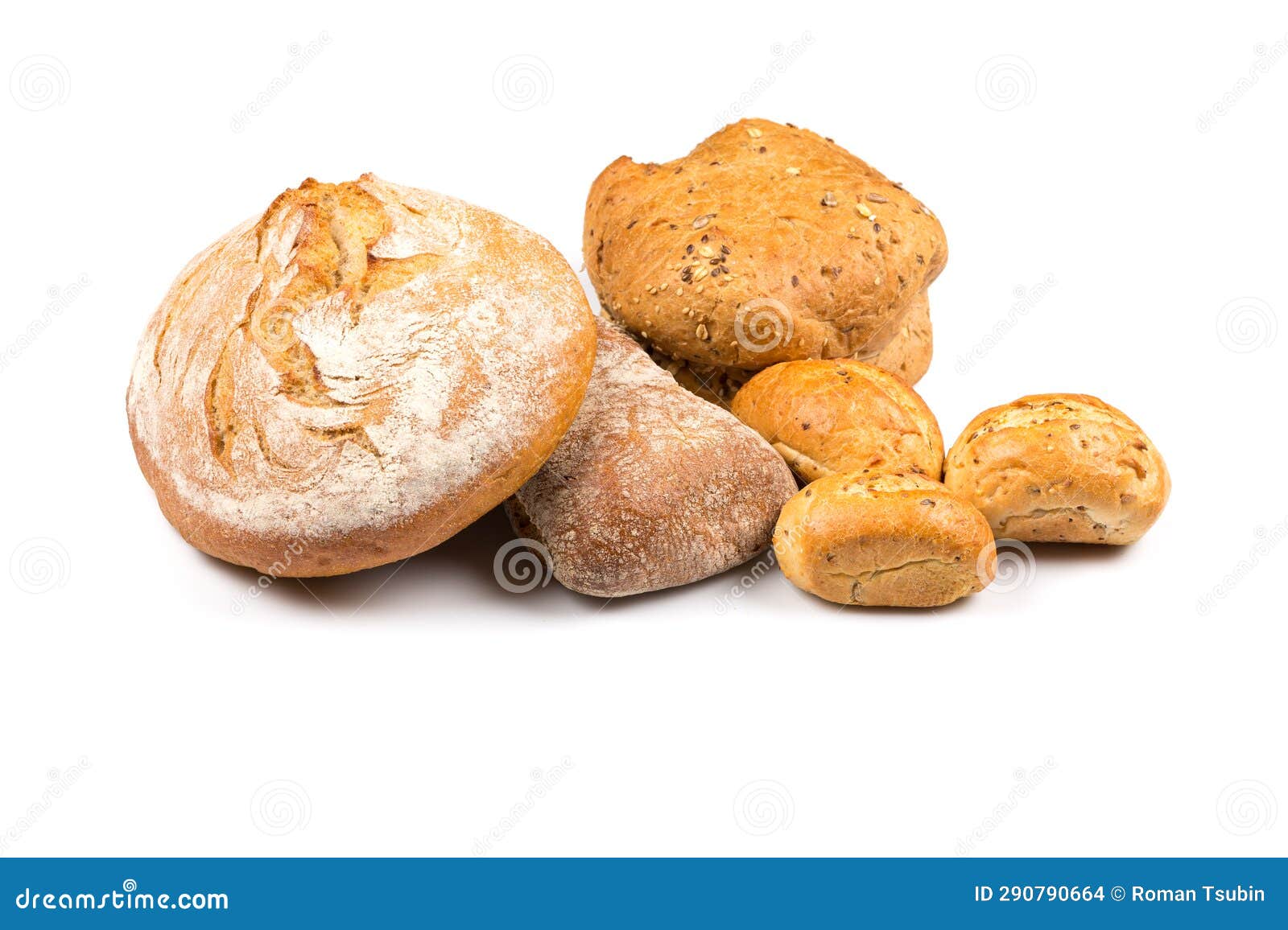 Composition with bread stock photo. Image of grain, eating - 290790664
