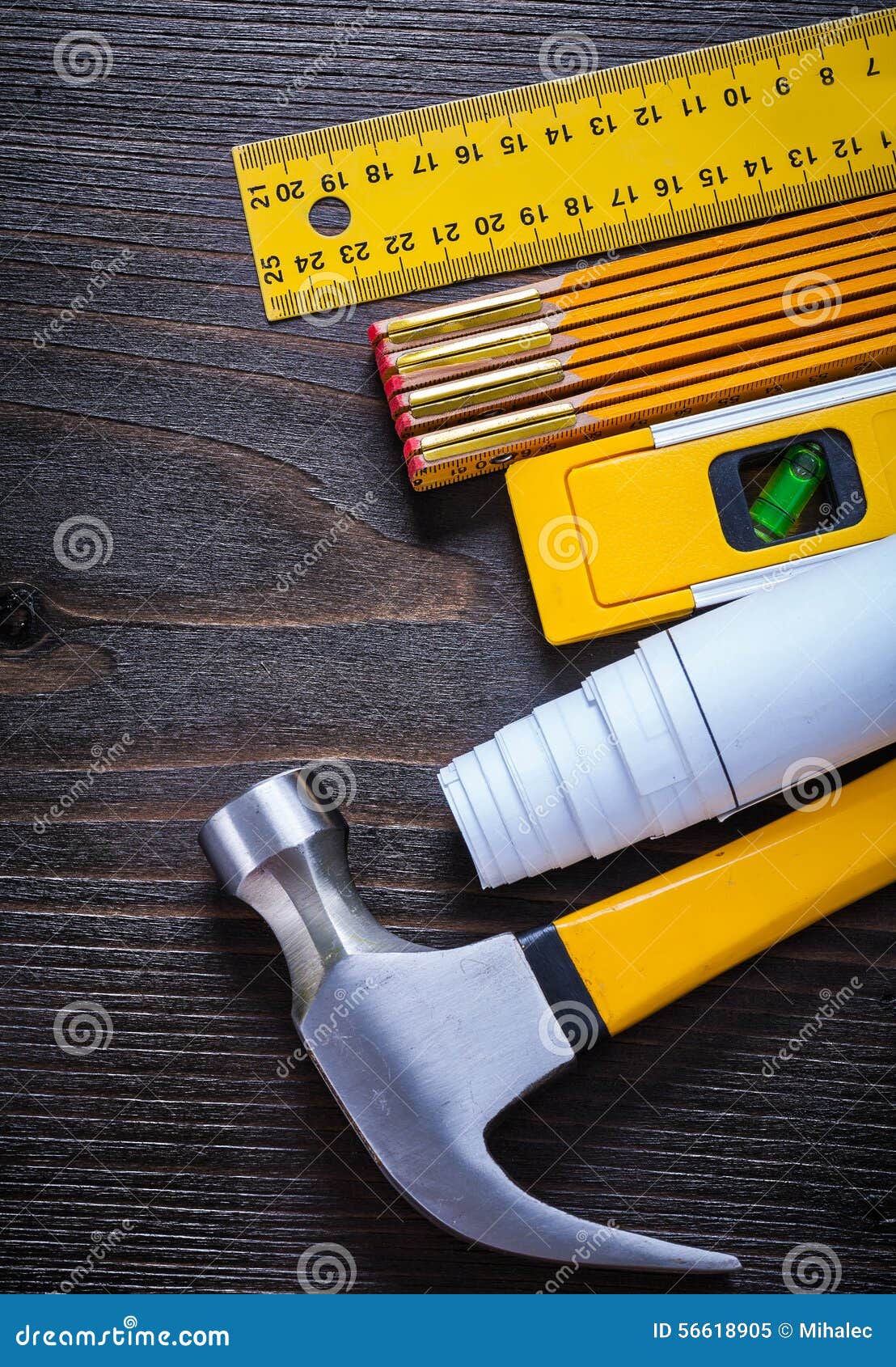 Composition of Building Objects for Maintenance Stock Image - Image of ...