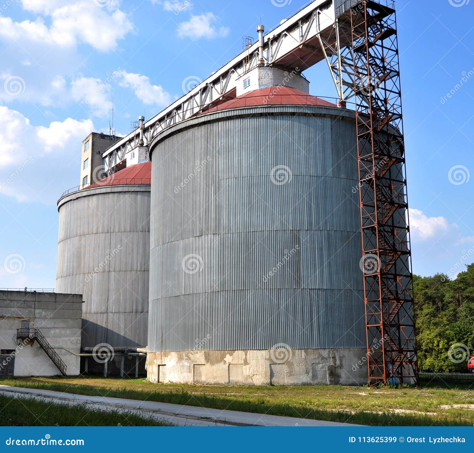 Composition of Bulk Storage of Sugar Stock Image - Image of tower ...
