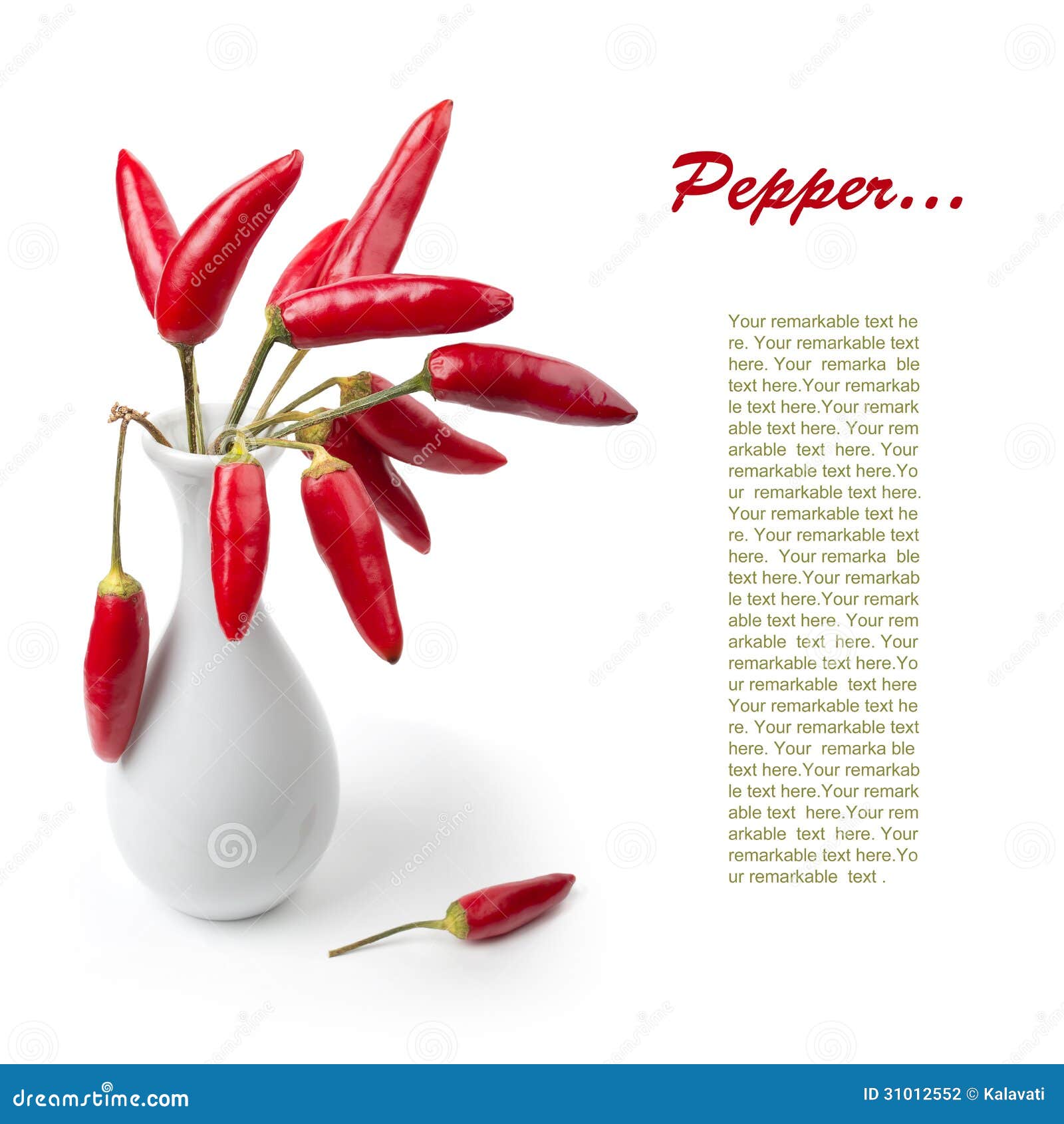 The Composition of Chili and Vases, Stock Photo - Image of bouquet ...