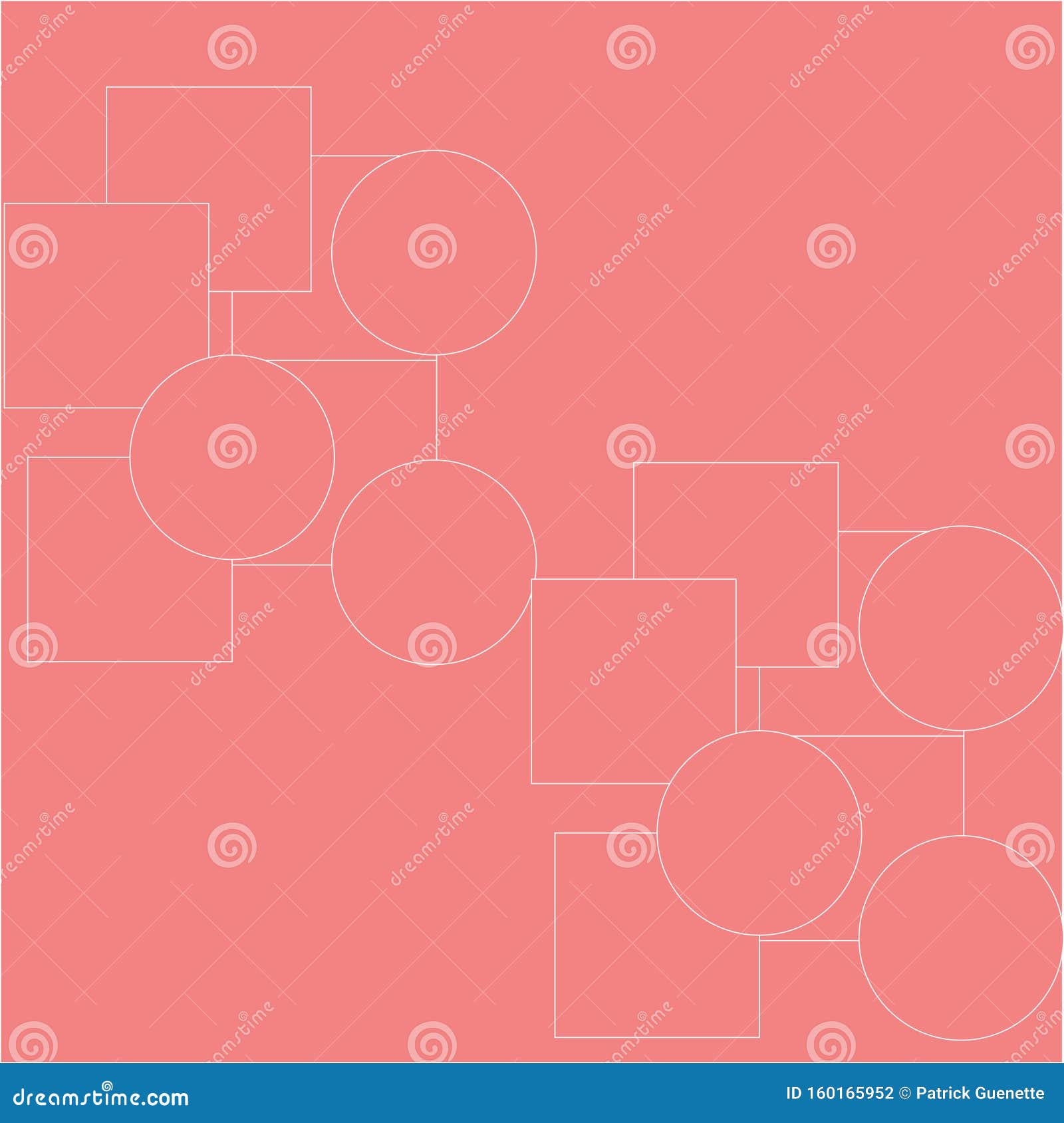 Shape Composition, Vector or Color Illustration Stock Vector ...