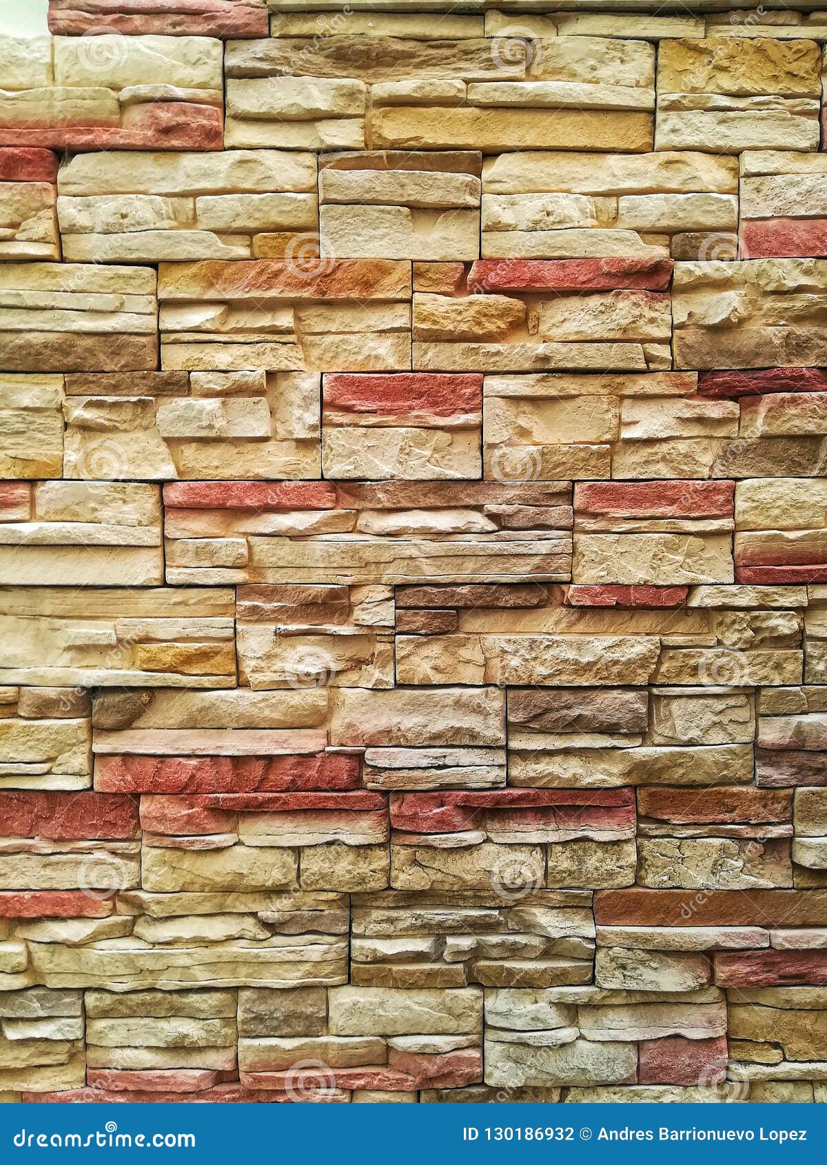 Colored stone stock photo. Image of exterior, composition - 130186932