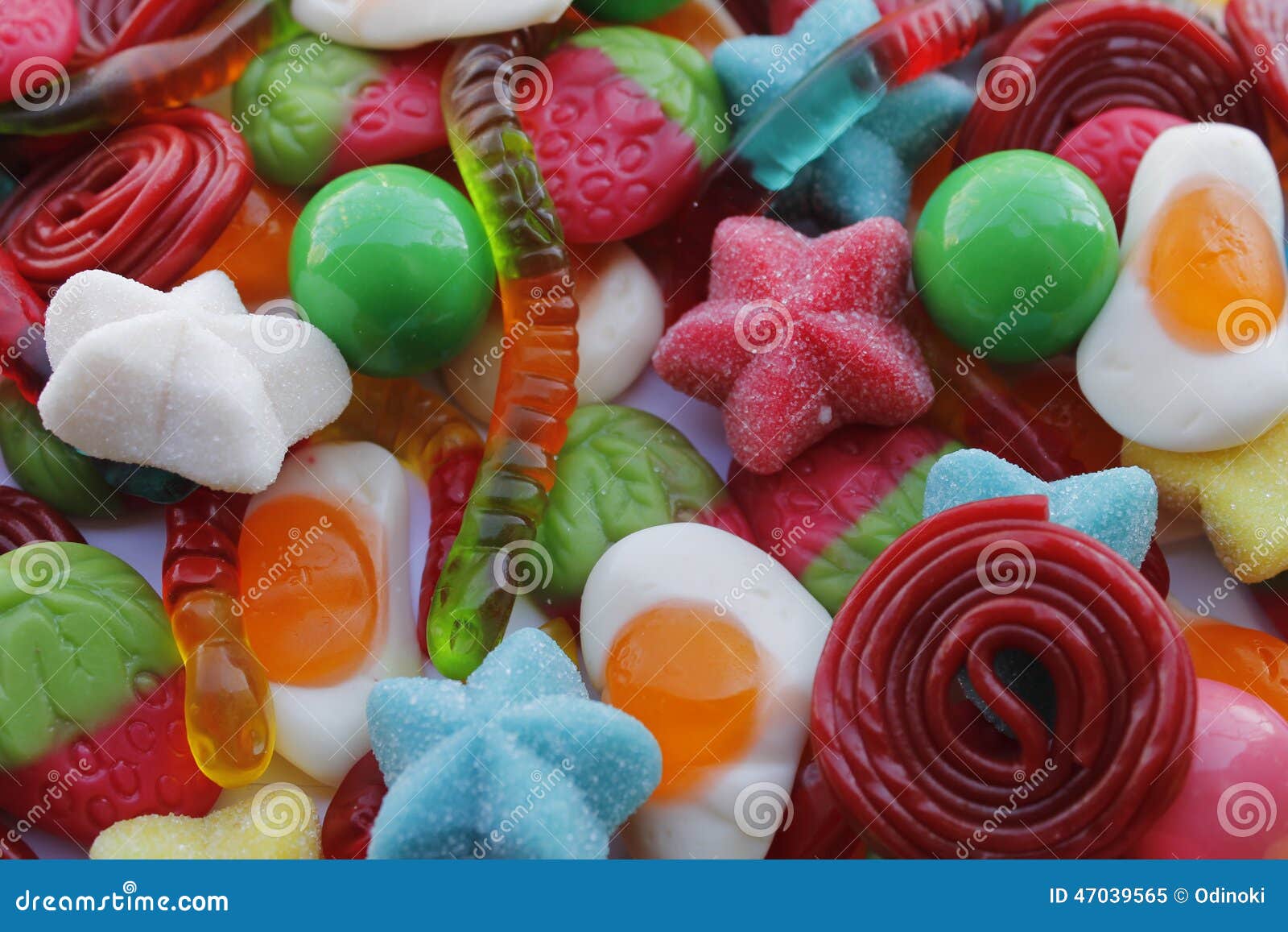 Composition of Colored Sweets Stock Image - Image of snakes, lots: 47039565