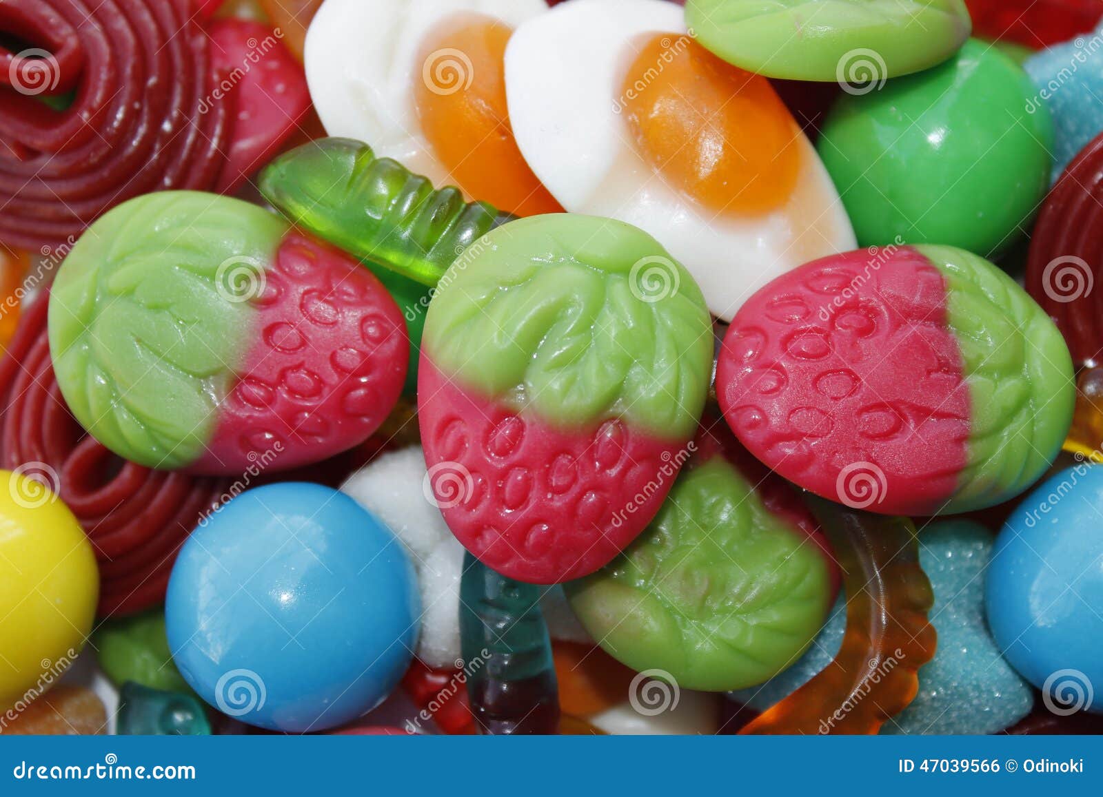 Composition of Colored Sweets Stock Photo - Image of candies, jelly ...