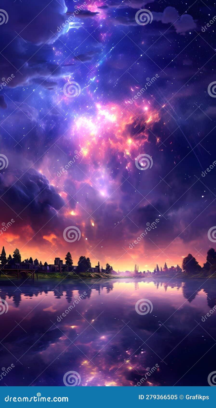 Abstract Multicolored Background Graphic: Energetic Colors and Dynamic ...