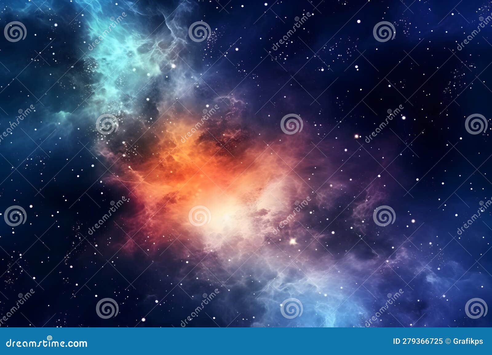 Abstract Multicolored Background Graphic: Energetic Colors and Dynamic ...