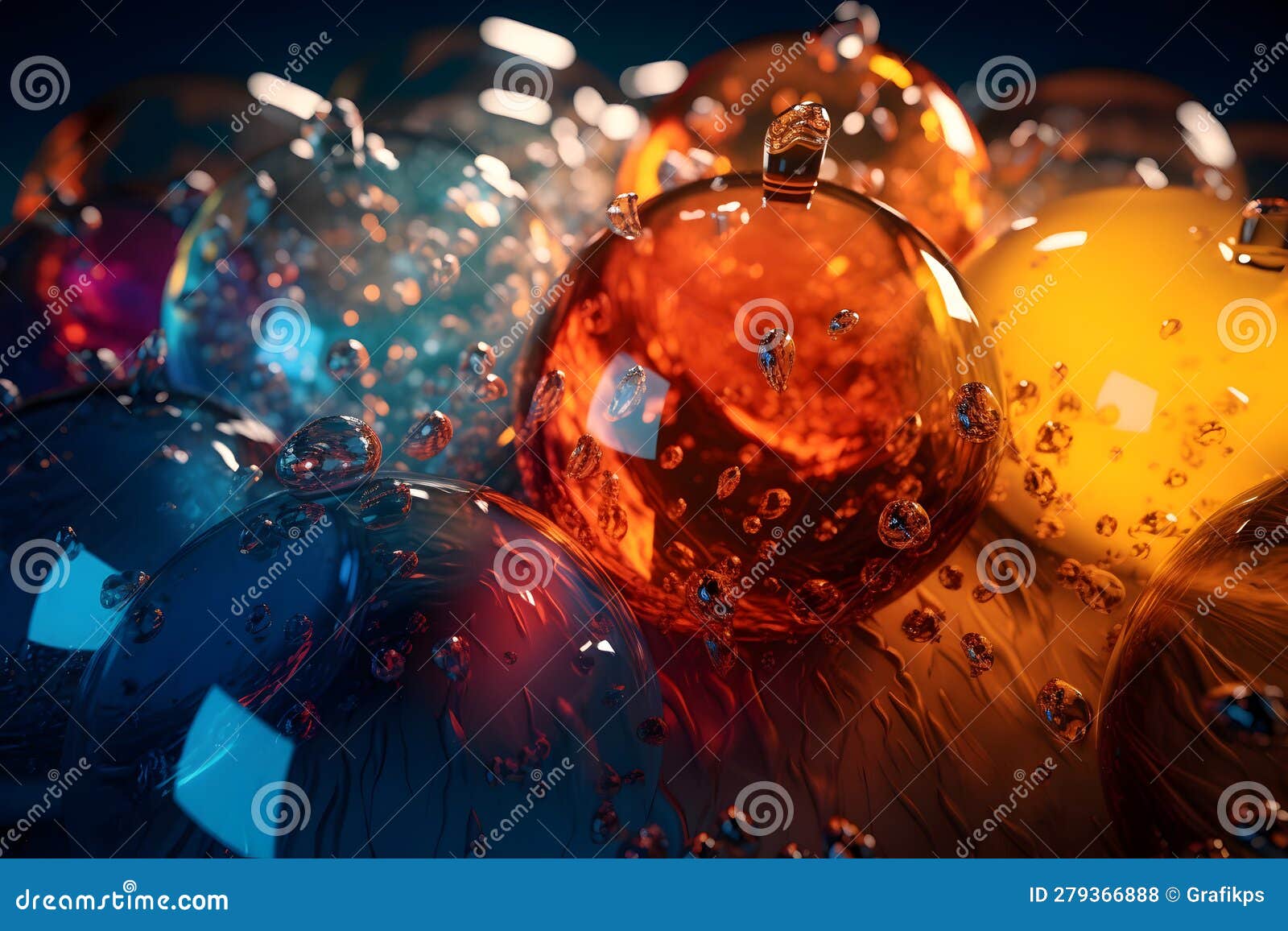 Abstract Multicolored Background Graphic: Energetic Colors and Dynamic ...