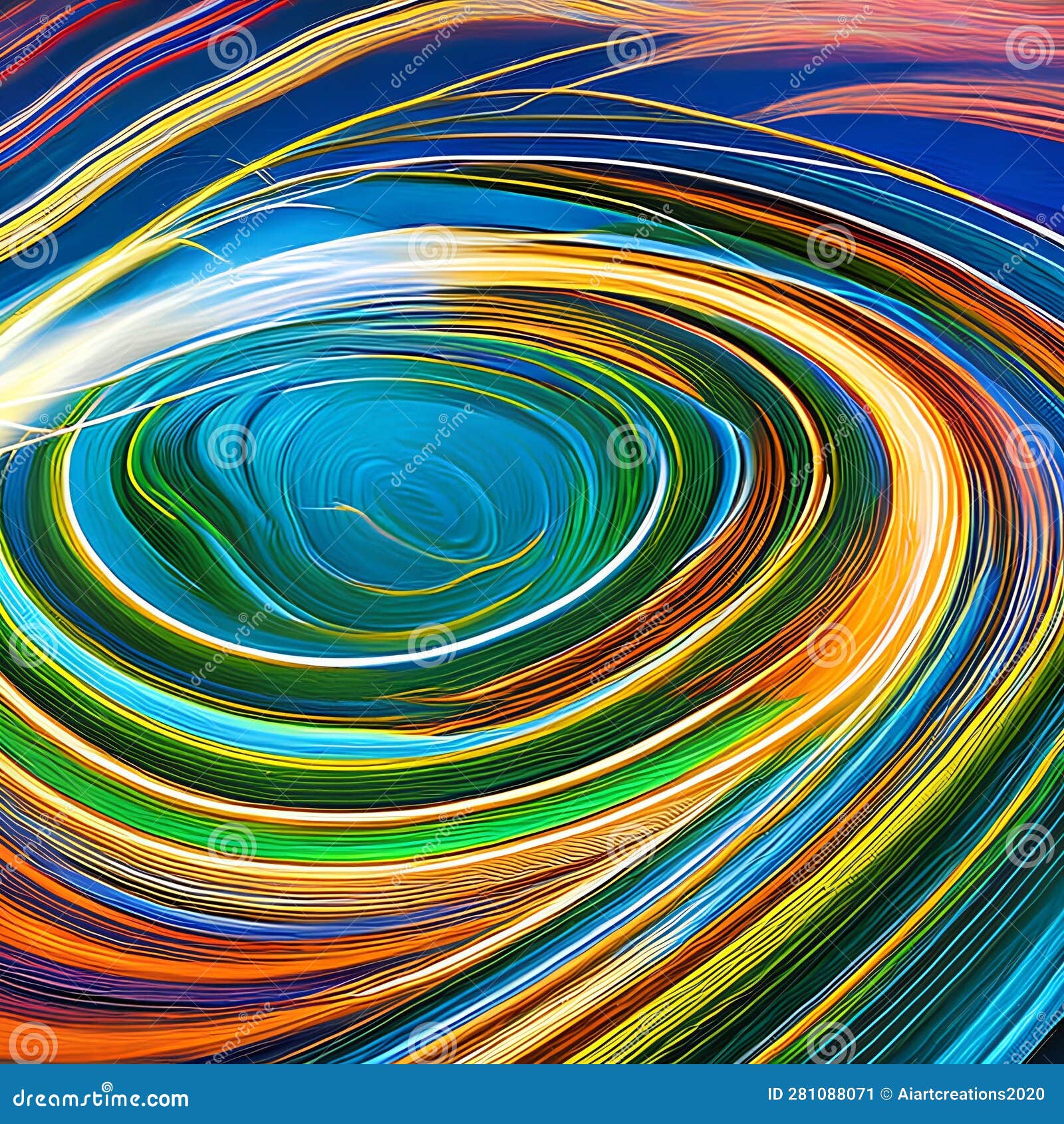 A Composition Of Cosmic Vibrations, With Pulsating Lines, Vibrating ...