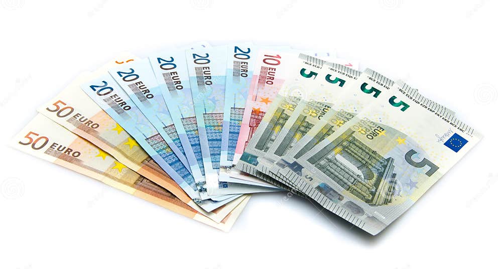 Composition D'euro Billets De Banque Photo stock - Image du européen ...