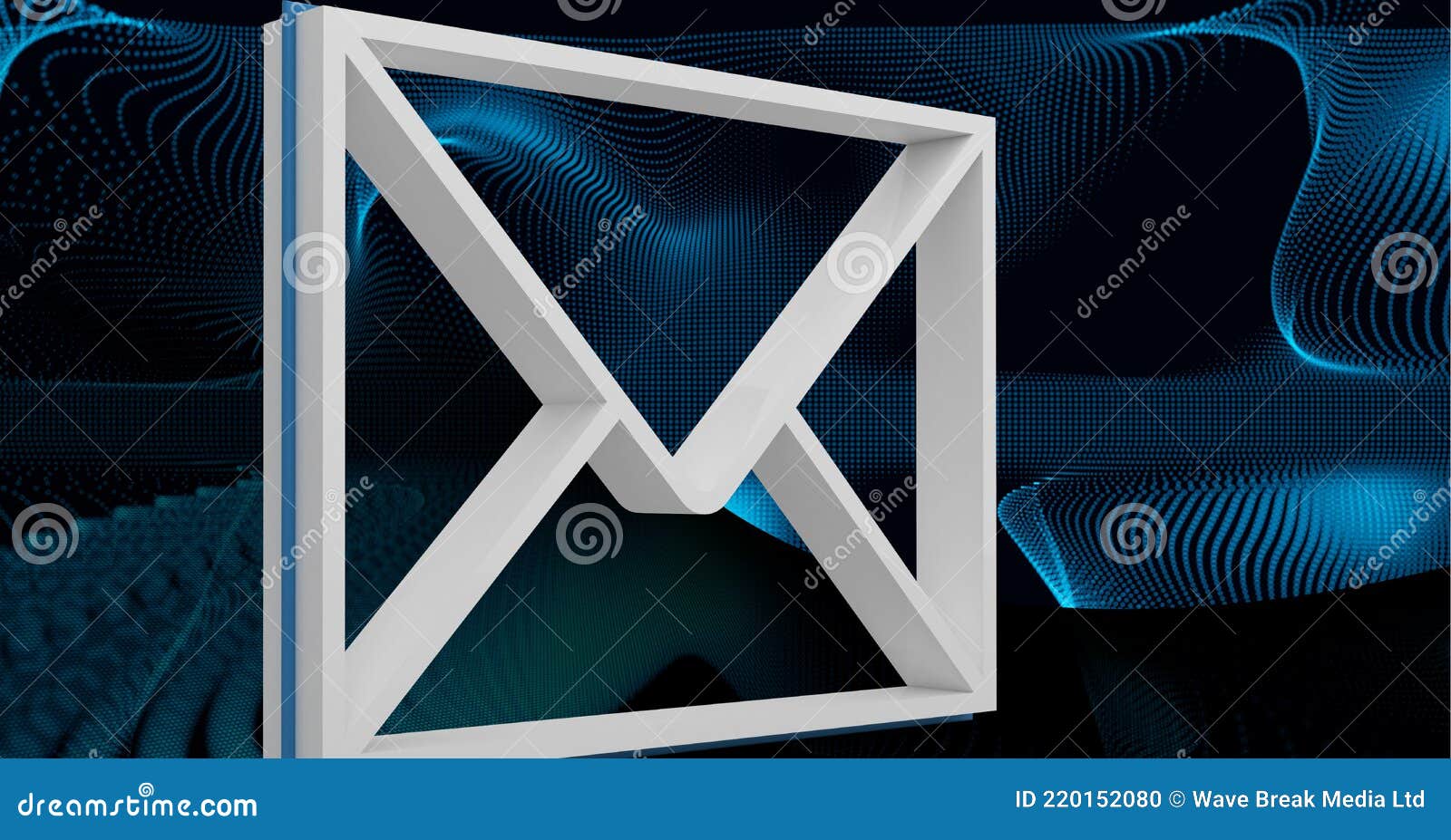 Envelope Curved Die Cut Template, Packaging Die Cut Template, 3d Box ...