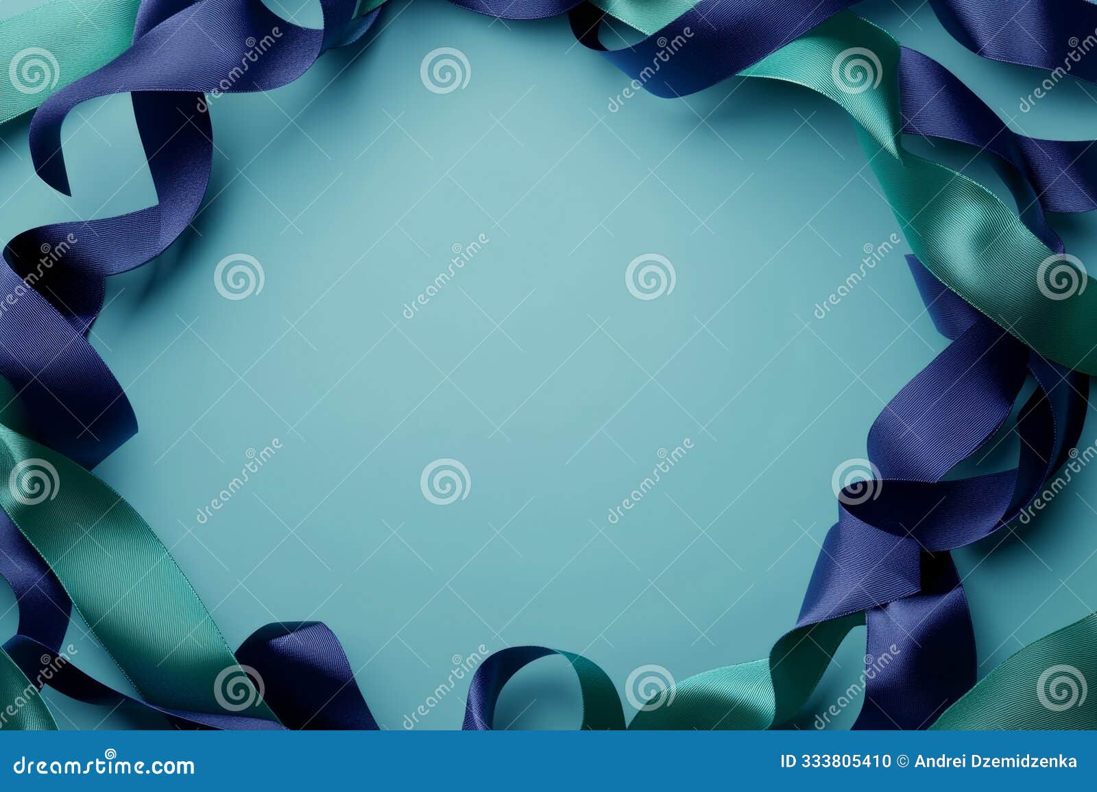 Composition of Decorative Illustrations, Virtual Paper Frame Background ...