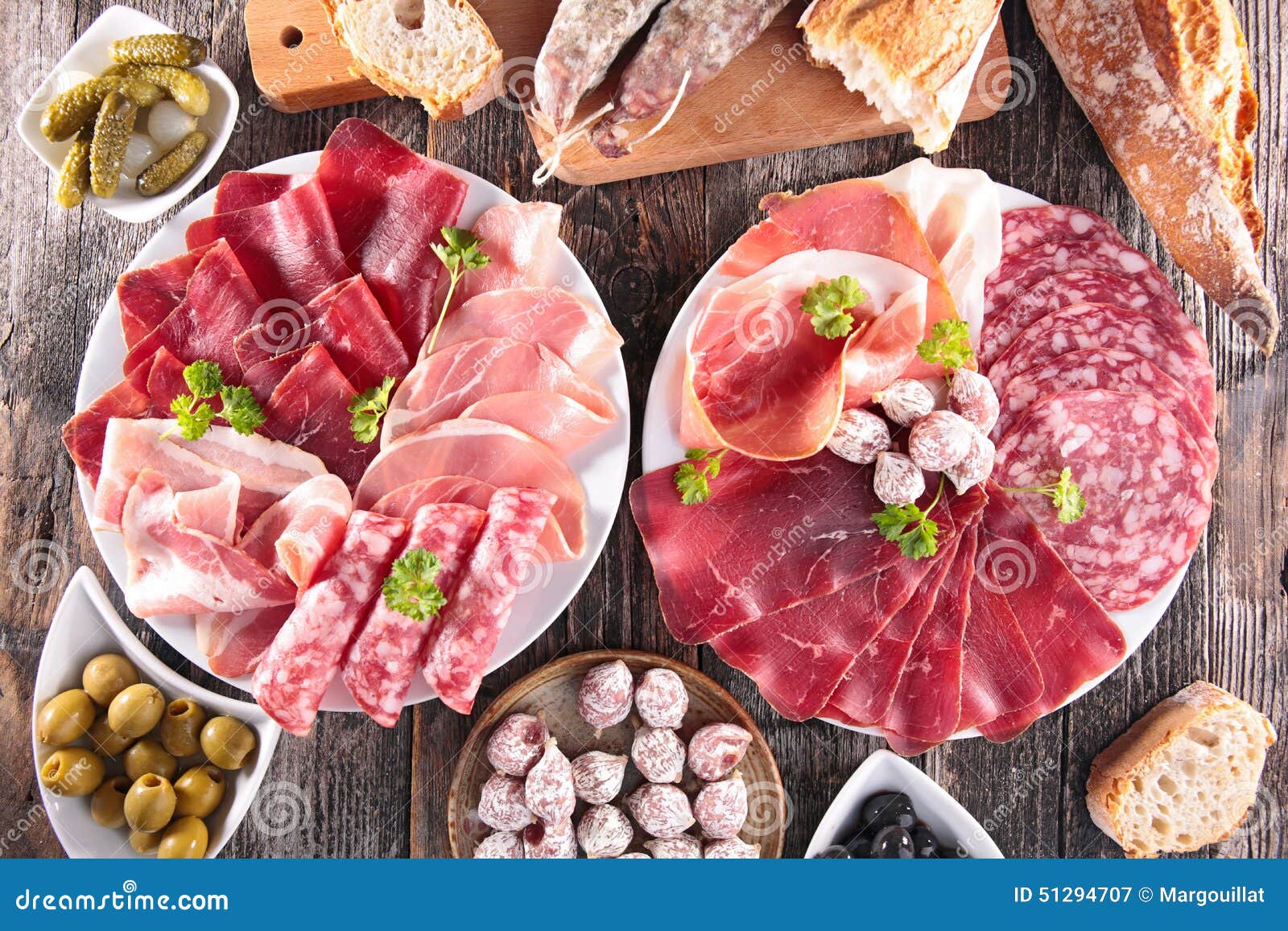 Composition of Delicatessen Stock Image - Image of gastronomy, rustic ...
